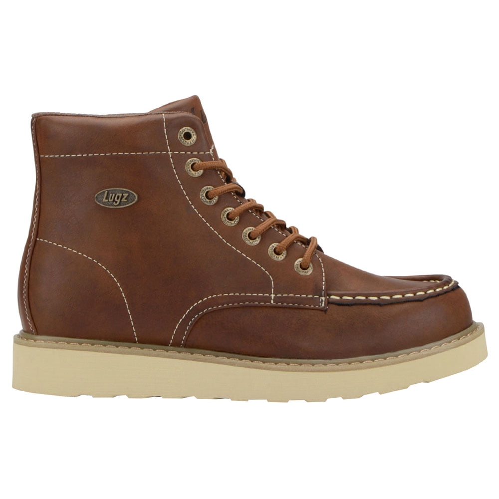 Lugz Men's Cypress 6 Inch Moc Toe Lace Up Casual Ankle Boots with ...