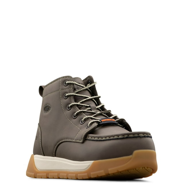 Lugz Work Men's Composite Toe Water and Slip Resistant Cask Work Boots ...