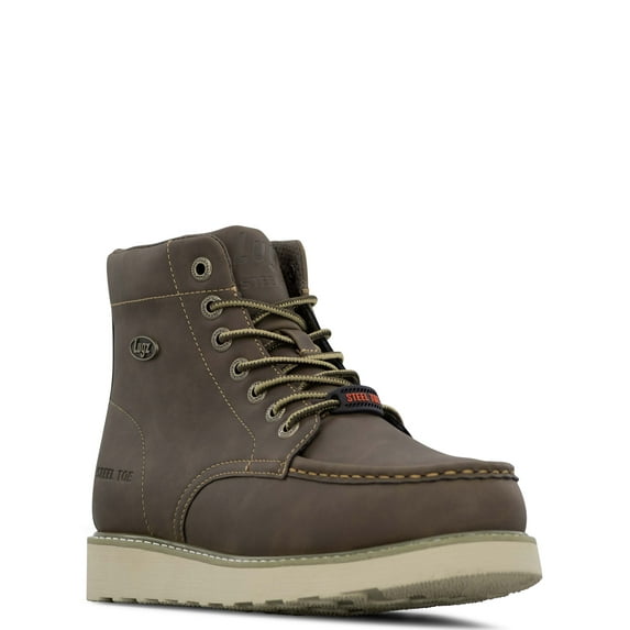 Lugz Work Men's Monterey Wide Steel Toe Moc Toe Chukka Work Boots ...