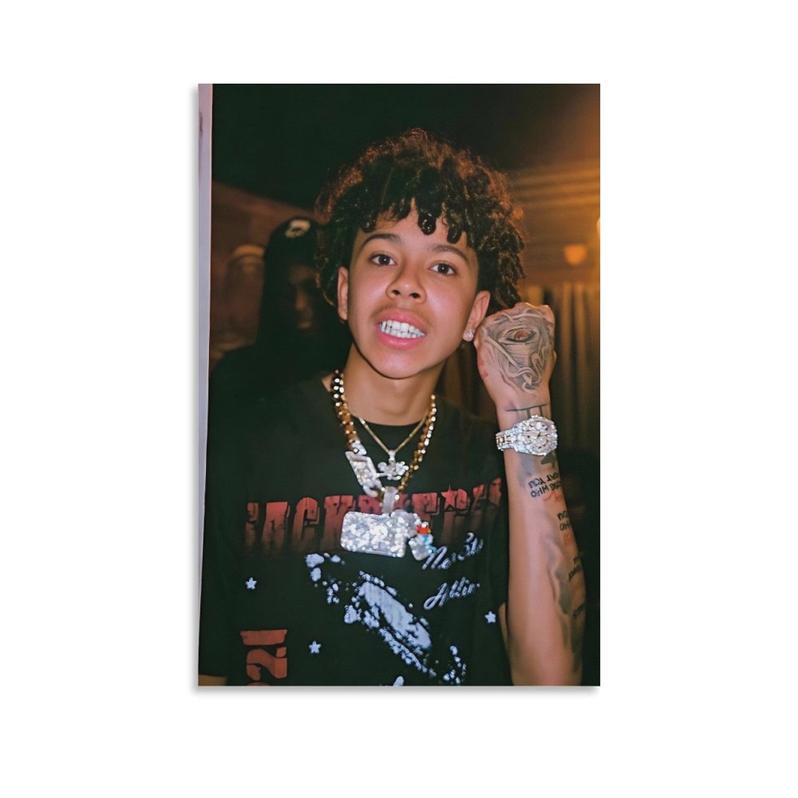 Luh Tyler Rapper Art Poster Painting On Canvas Wall Art Poster Scroll ...