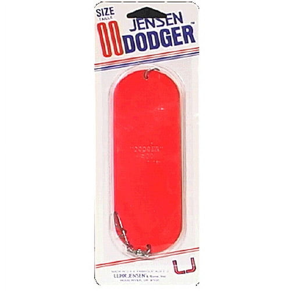 Luhr Jensen 5 13/16" Dodger Trolling Attractor in Fire Color for ...