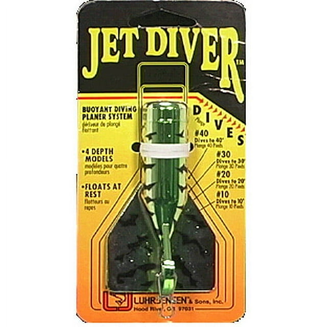 Luhr Jensen Jet Diver 3 1/2" Watermelon/Black Tiger - Walmart.com
