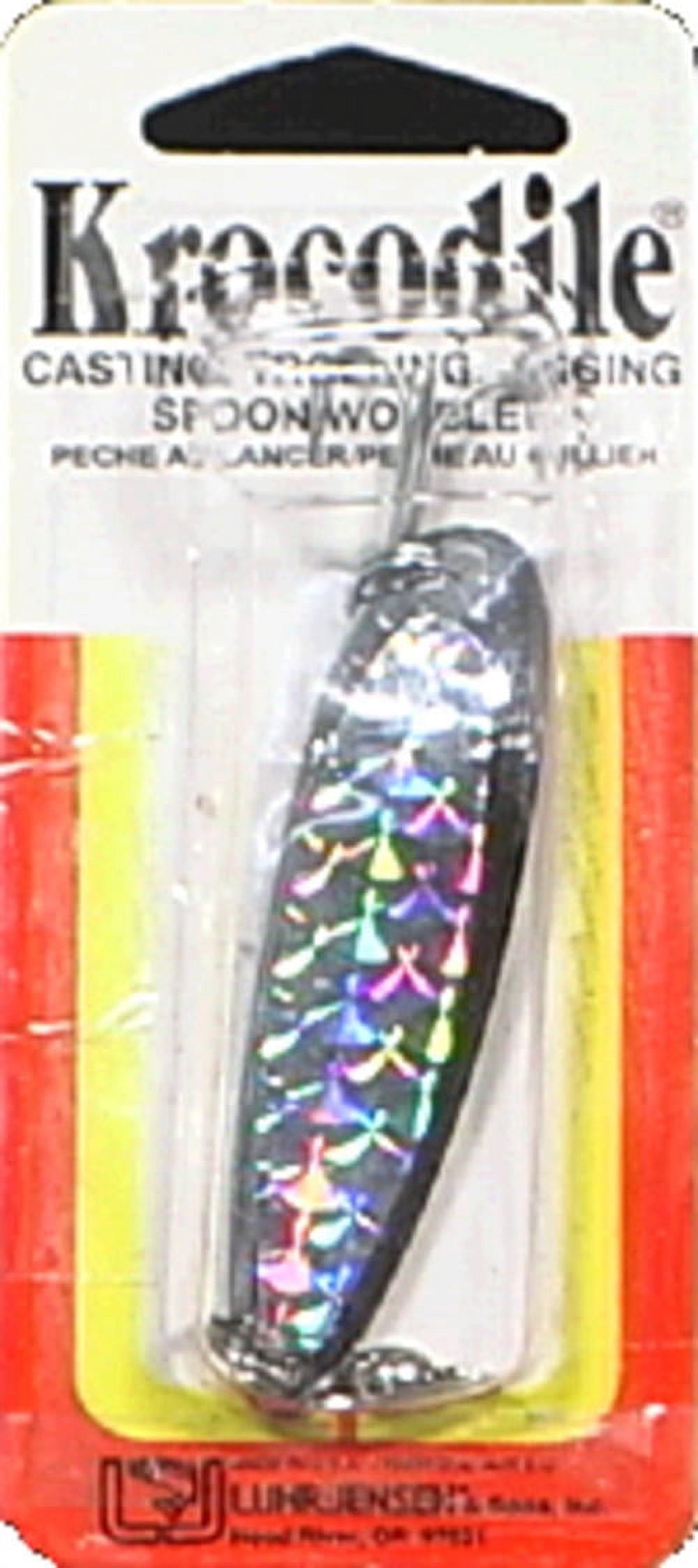 Luhr Jensen Krocodile 1/2oz Spoon Fishing Lure 2 1/8" Chrome/Silver ...