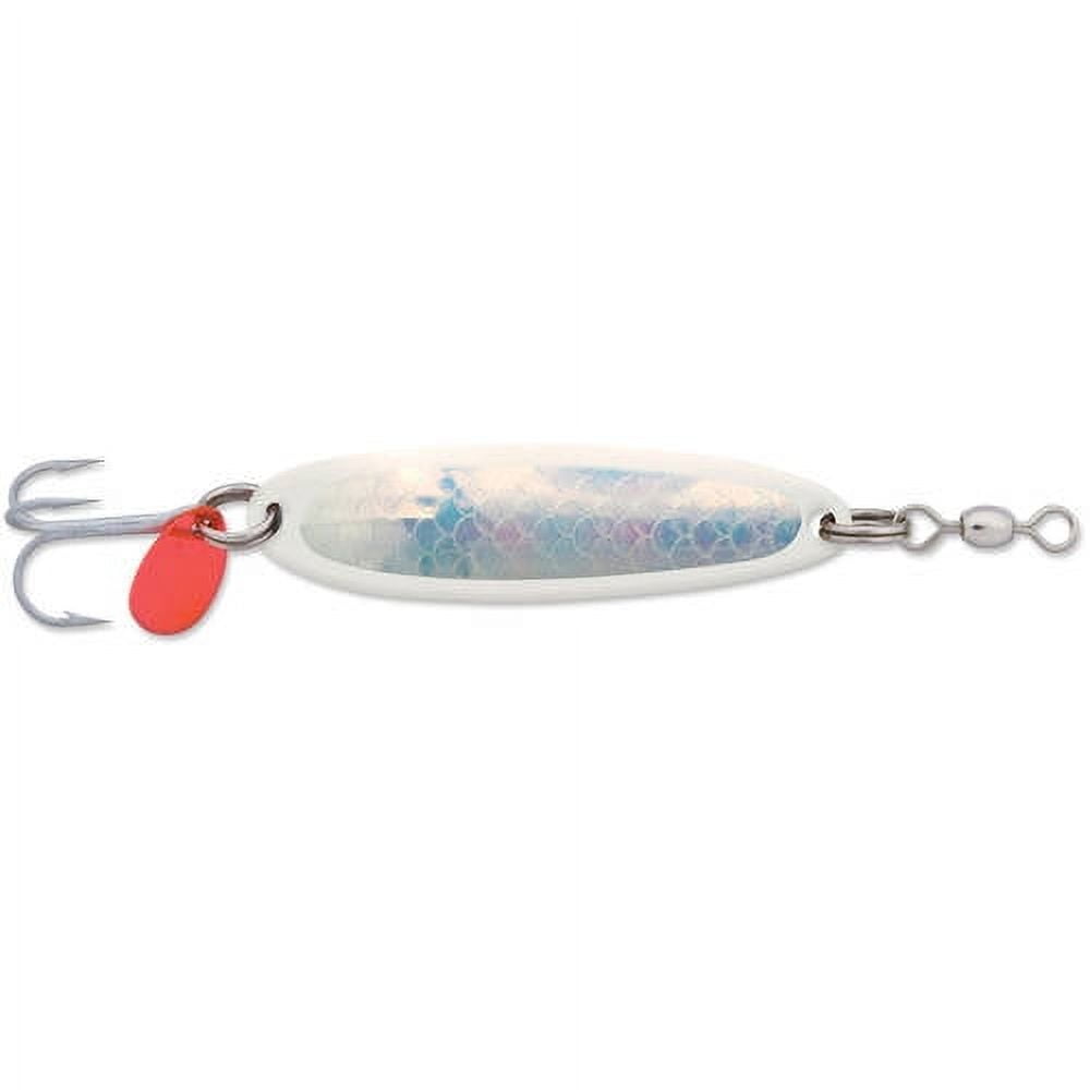 Luhr Jensen Krocodile 1/4oz Spoon Fishing Lure 2 1/8" Pearl/Fish Scale ...