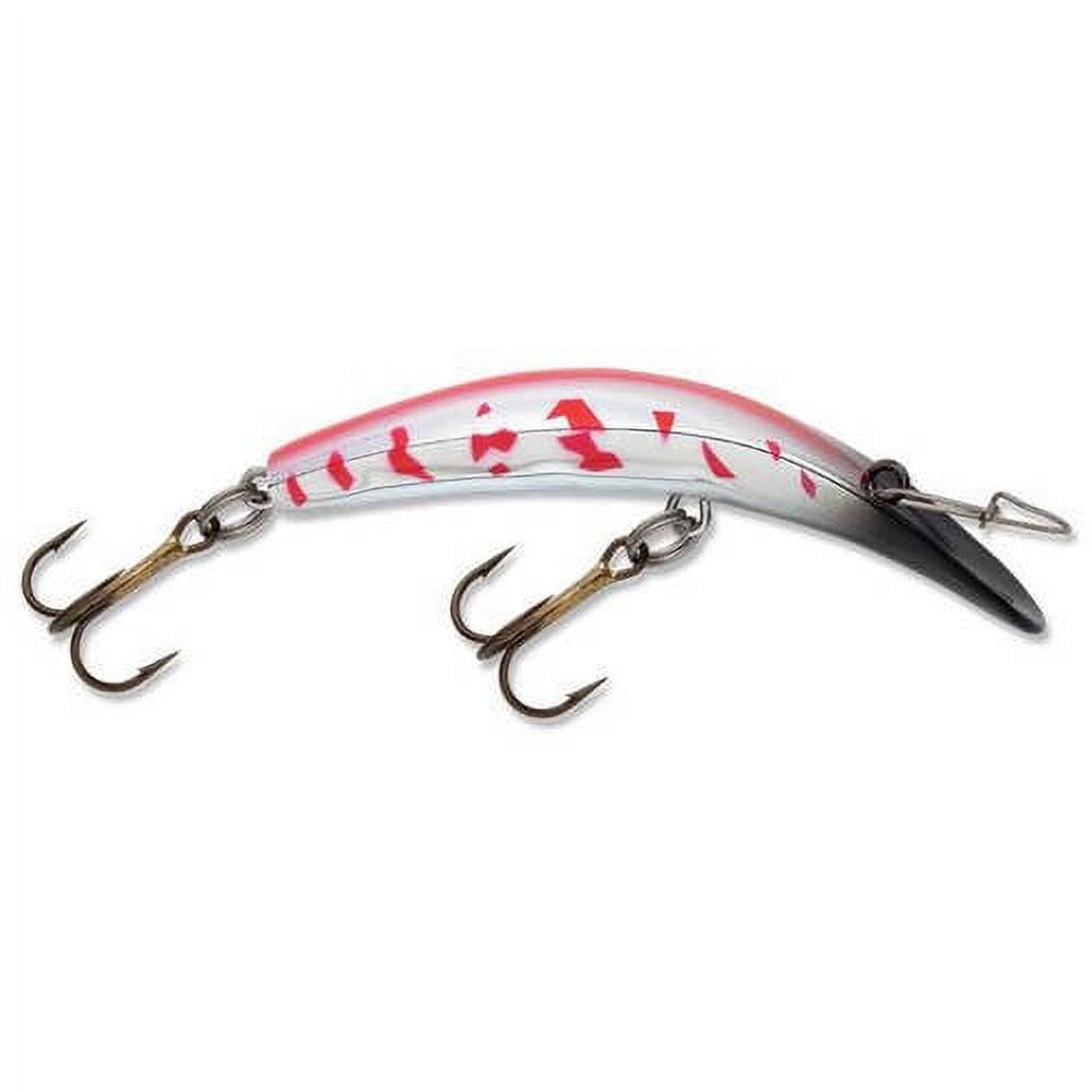 Luhr Jensen Kwikfish Xtreme Non-Rattle Trolling Lure 2 3/4" Silver Red ...
