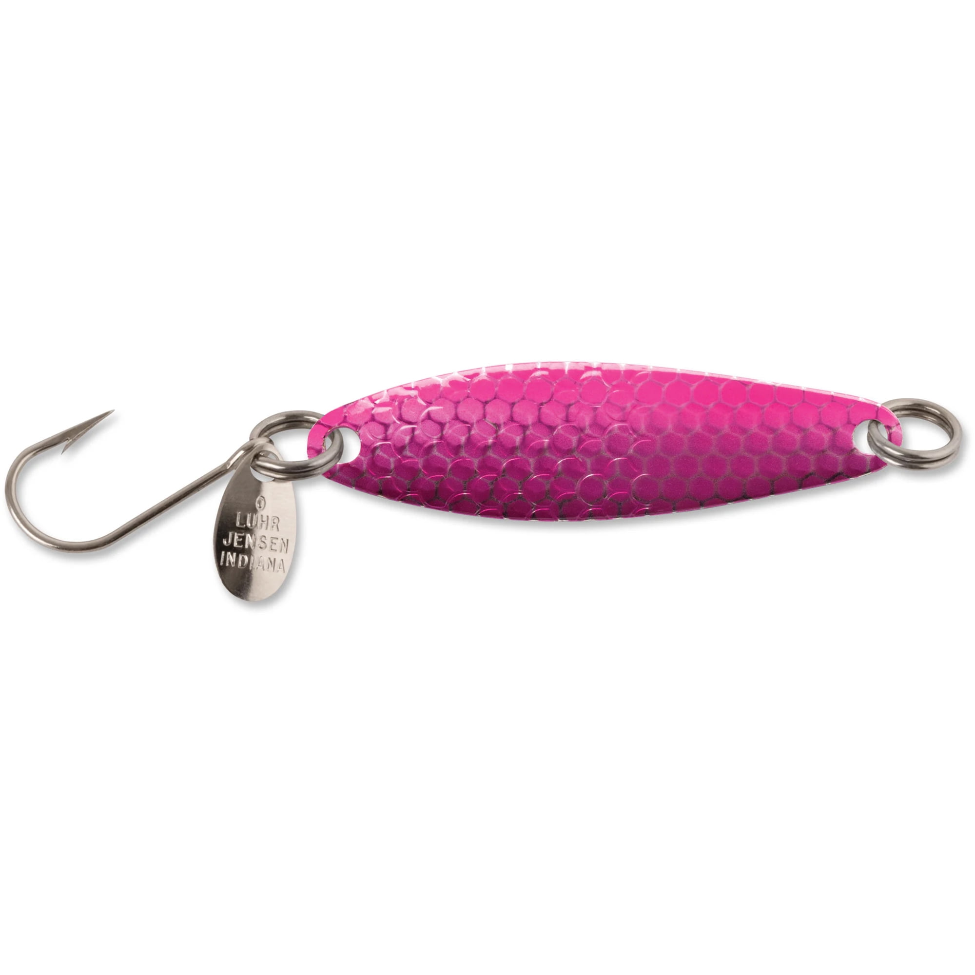 Luhr Jensen Needlefish 3 Thin-Blade Spoon - Purple/Pink/Hot Scale UV ...