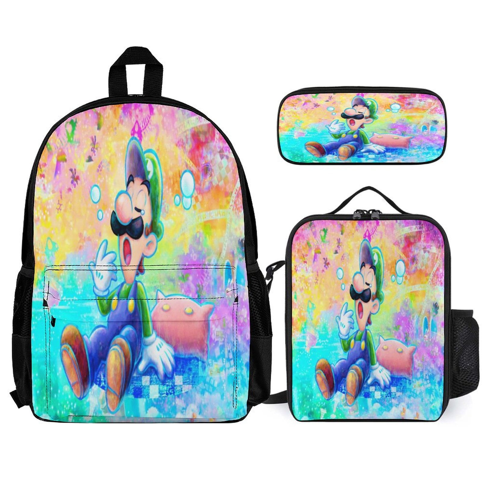 Lui-gui Mansion Backpac Set Backpac with Front Pocket 3 Pices Backpac ...