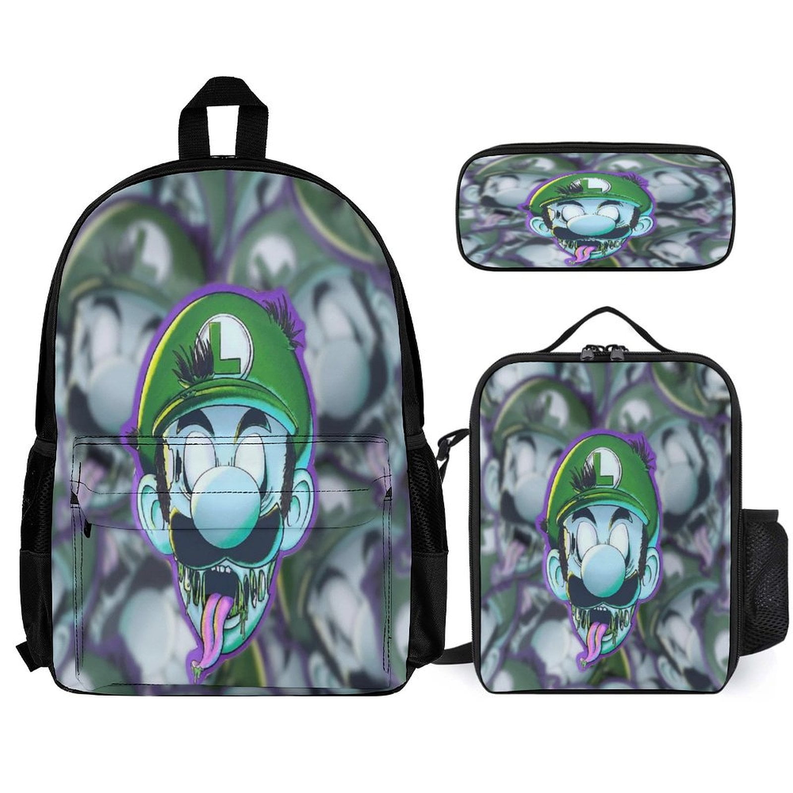 Lui-gui Mansion Backpac Set Backpac with Front Pocket 3 Pices Backpac ...