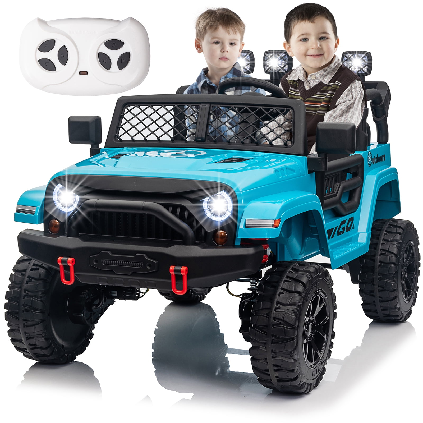 Luibas 24V 2-Seater 2024 Kids UTV, Ride on Car with Remote Control, 4x4 ...