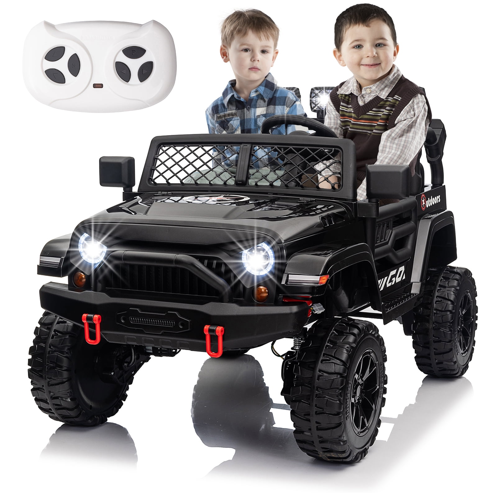 Luibas 24V 2-Seater 2024 Kids UTV, Ride on Car with Remote Control, 4x4 ...