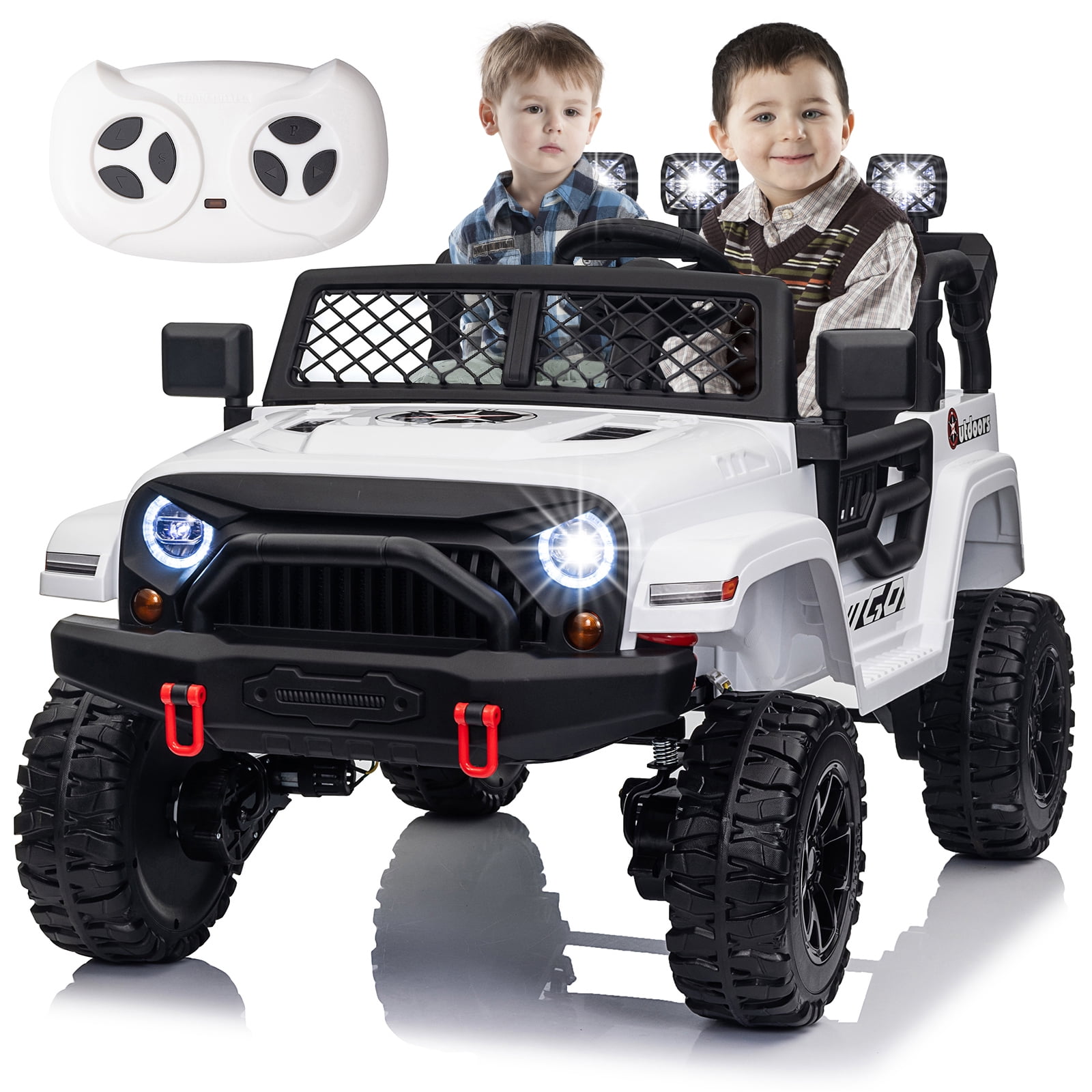 Luibas 24V 2-Seater 2024 Kids UTV, Ride on Car with Remote Control, 4x4 ...