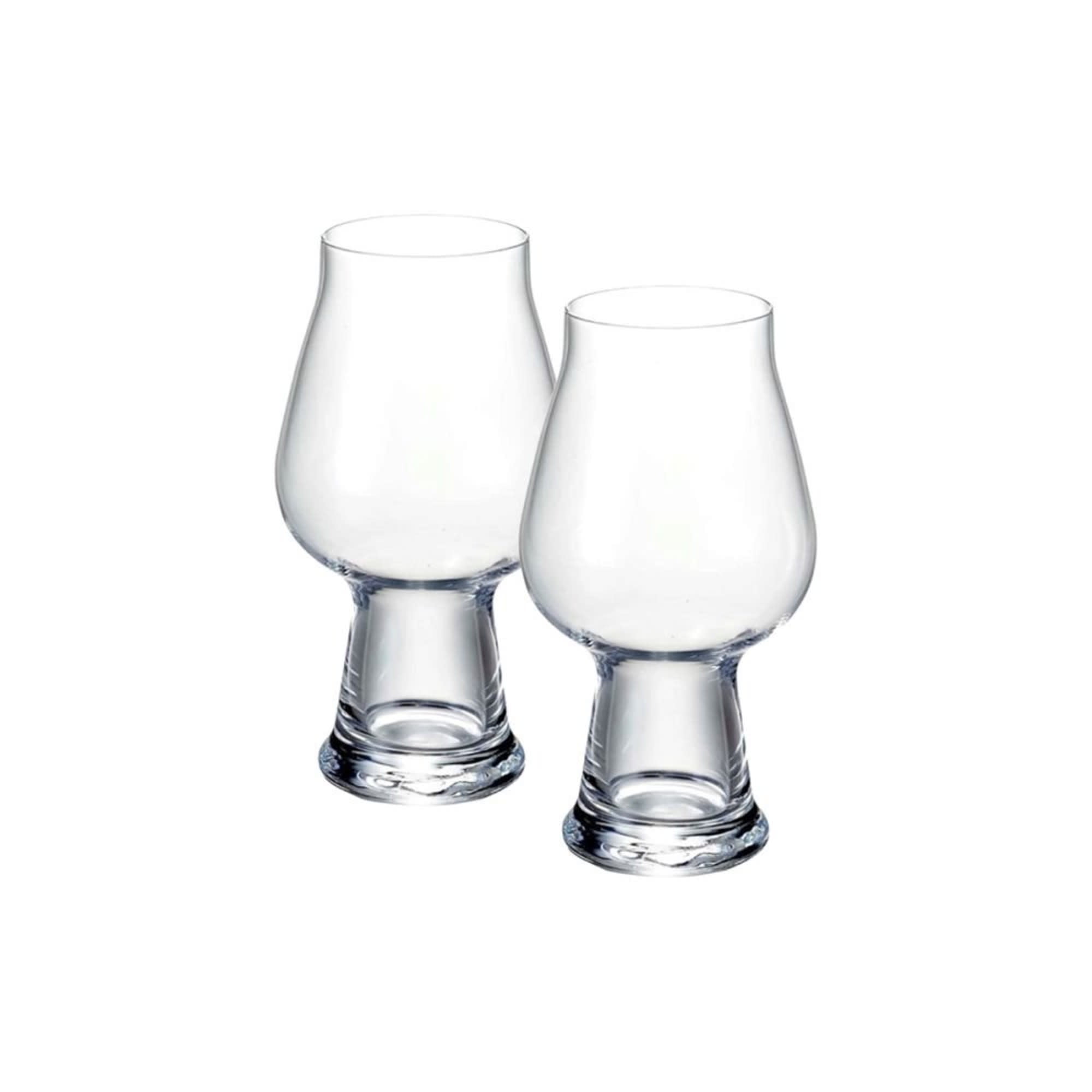 Luigi Bormioli Birrateque Stout Beer Glasses - Set of 2, Clear - Walmart.com