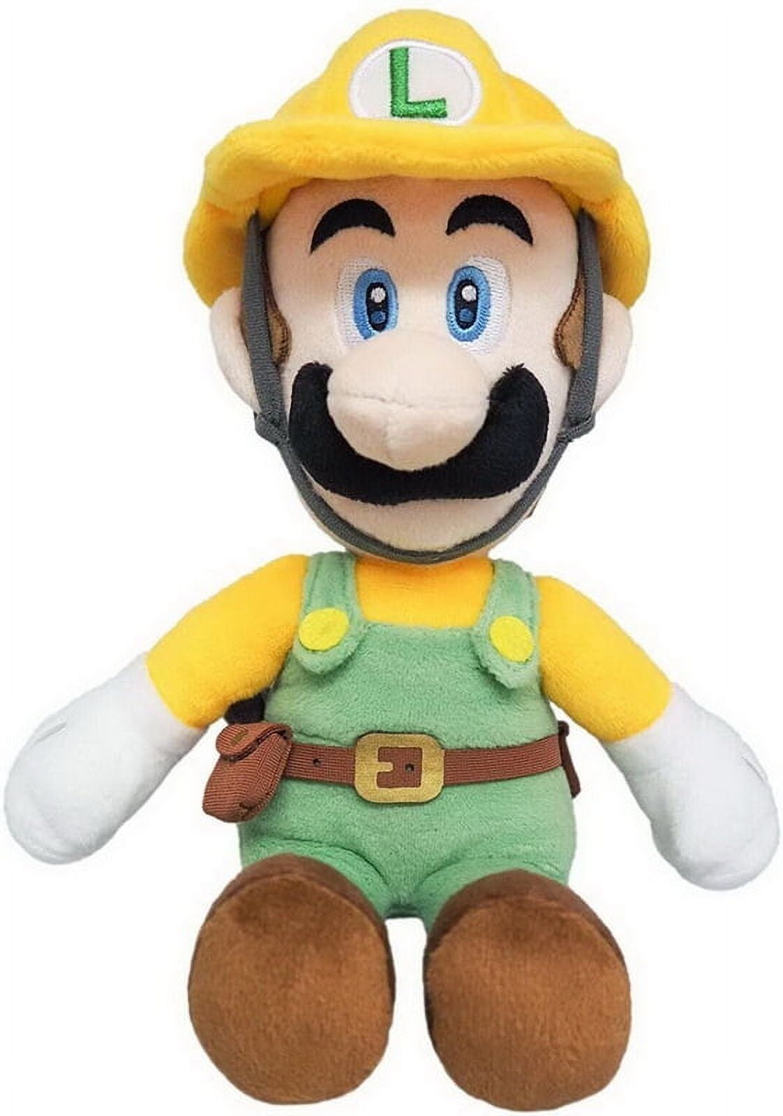 Super Mario Builder Luigi Plush - Walmart.com