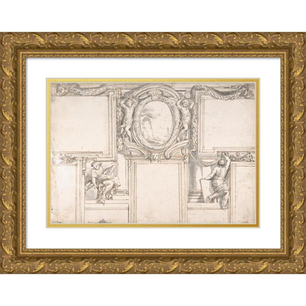 Luigi Garzi 24x18 Gold Ornate Framed and Double Matted Museum Art Print ...