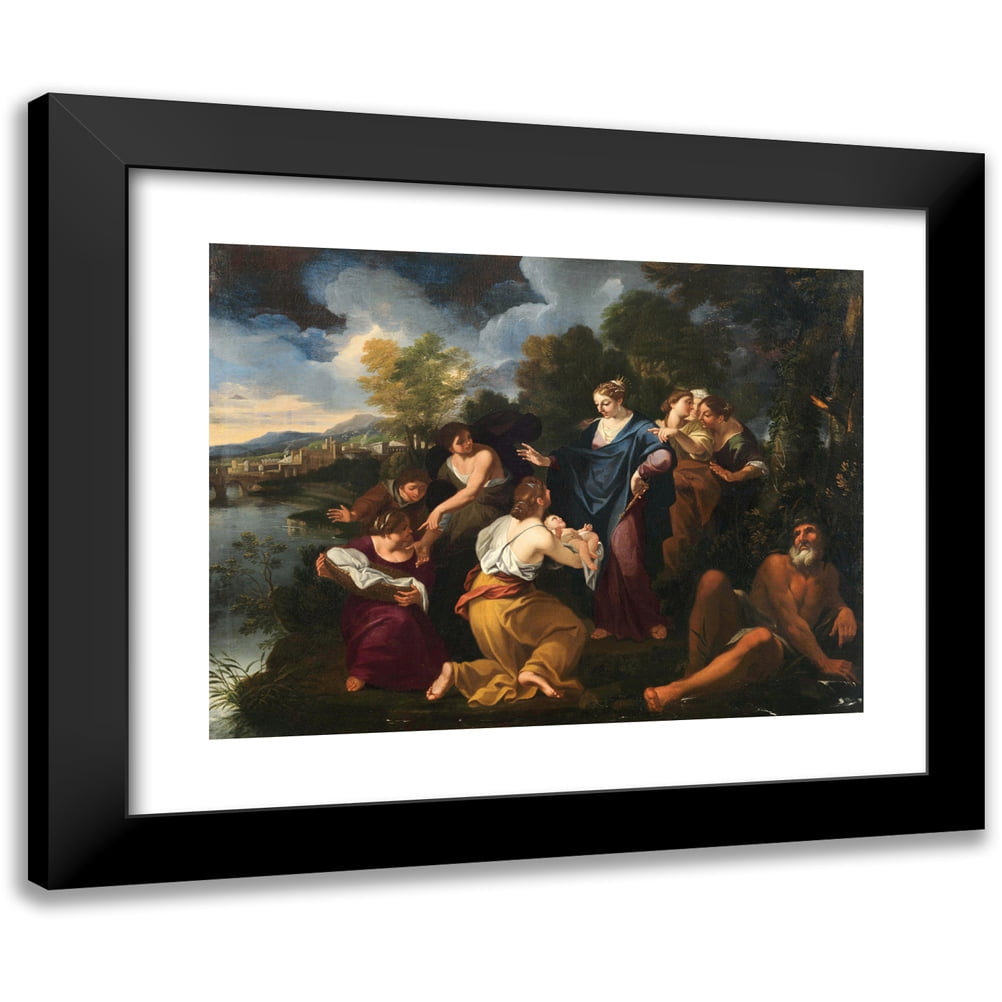 Luigi Garzi 24x19 Black Modern Framed Museum Art Print Titled - The ...