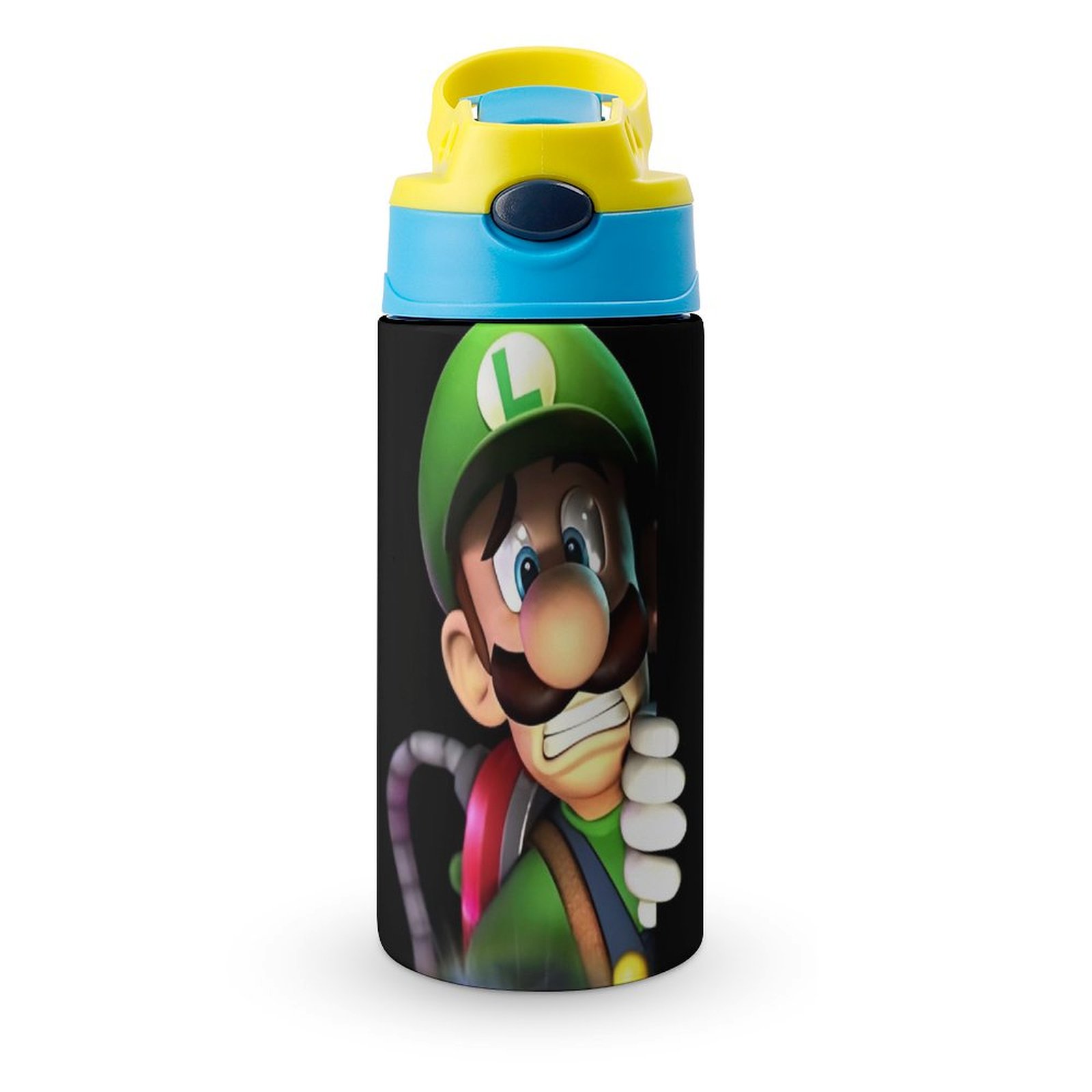 Luigi Mansion Water Bottle with Straw Vacuum Insulated Stainless Steel ...