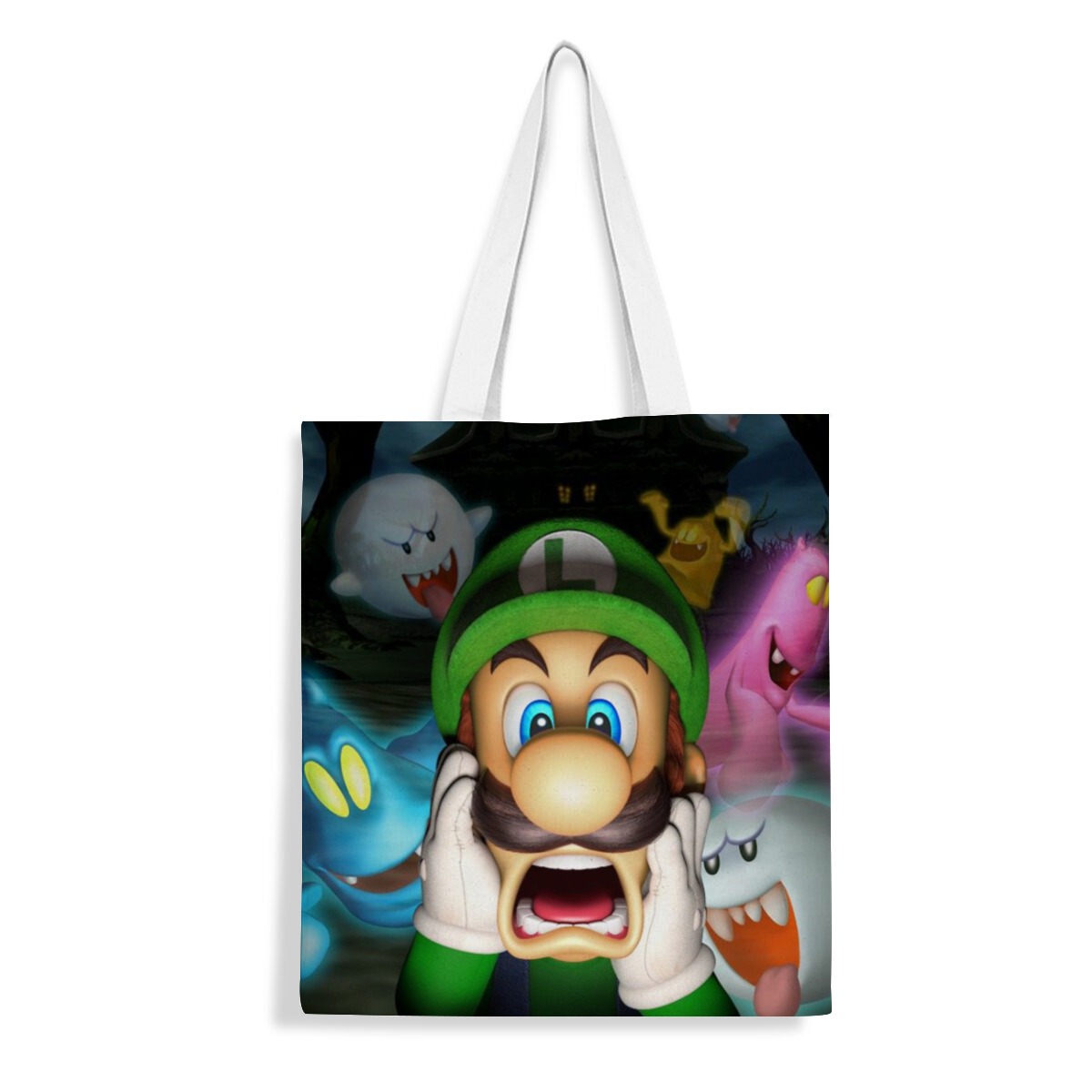 Luigi Mansion canvas Tote Bag handbag: Stylish tote bag for women ...
