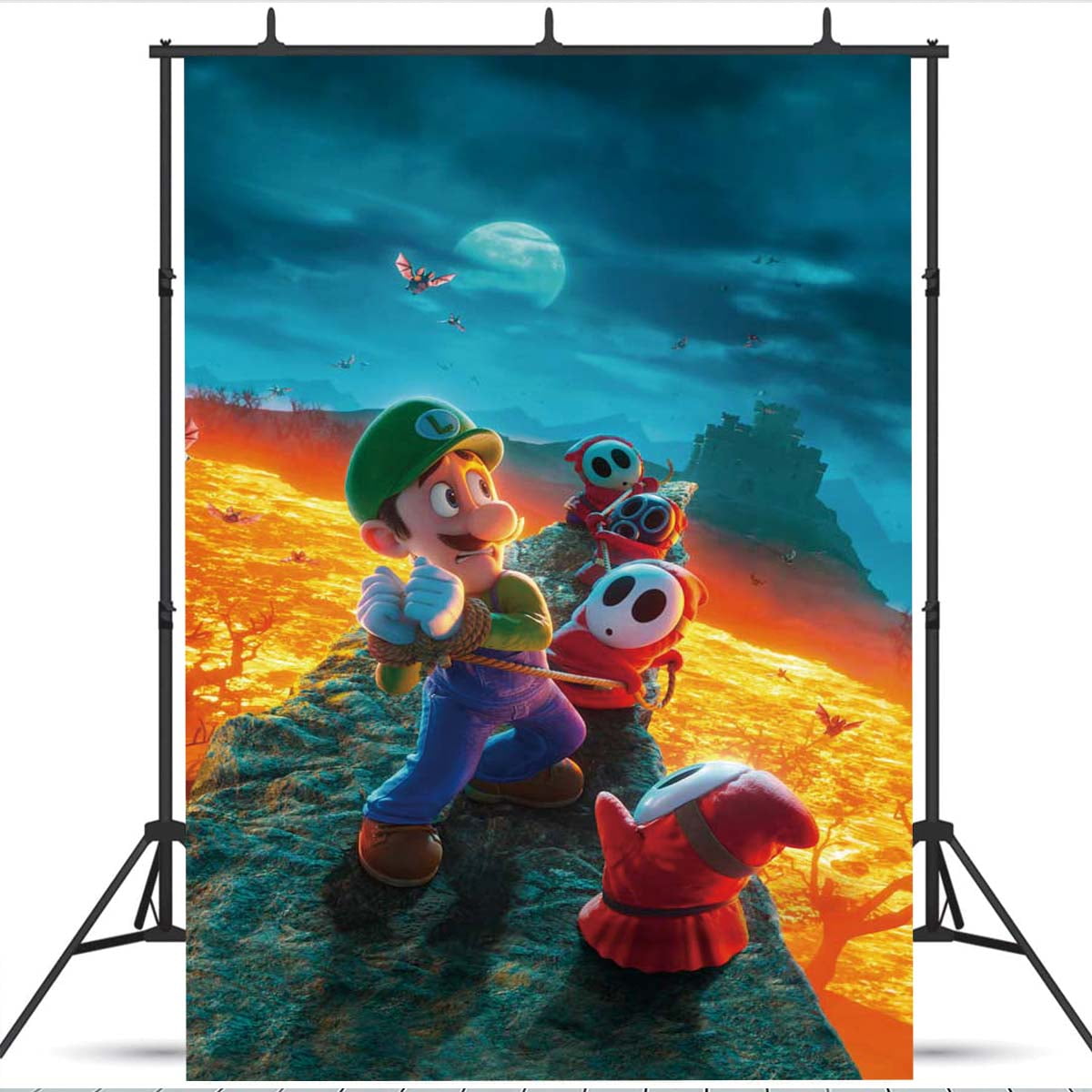 Luigi Mansion school Backdrop Taspestry Wall Decor Banner Party ...