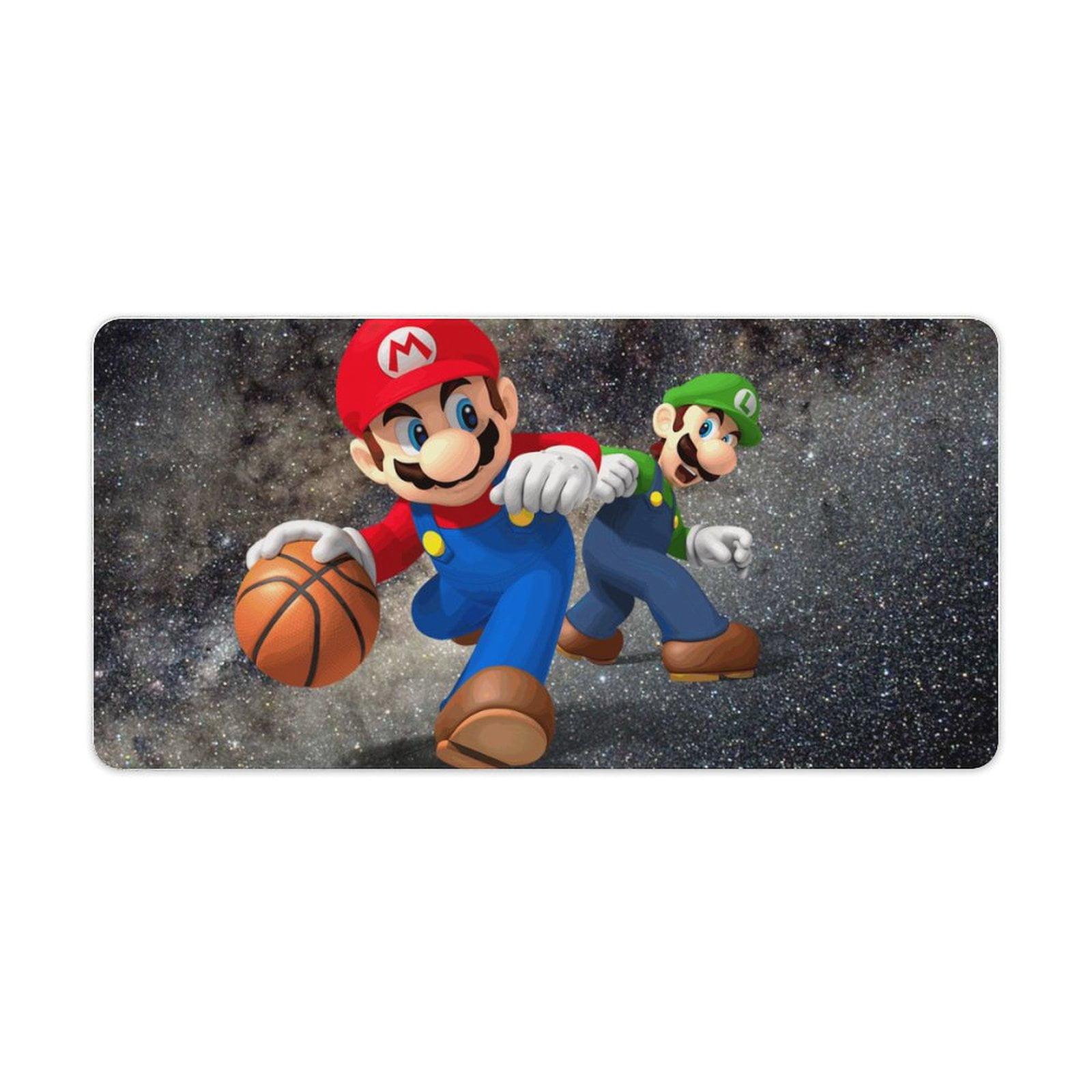 Luigi Mario Extended Gaming Mouse Pad No-sliped Large Desk Mat Stitched ...