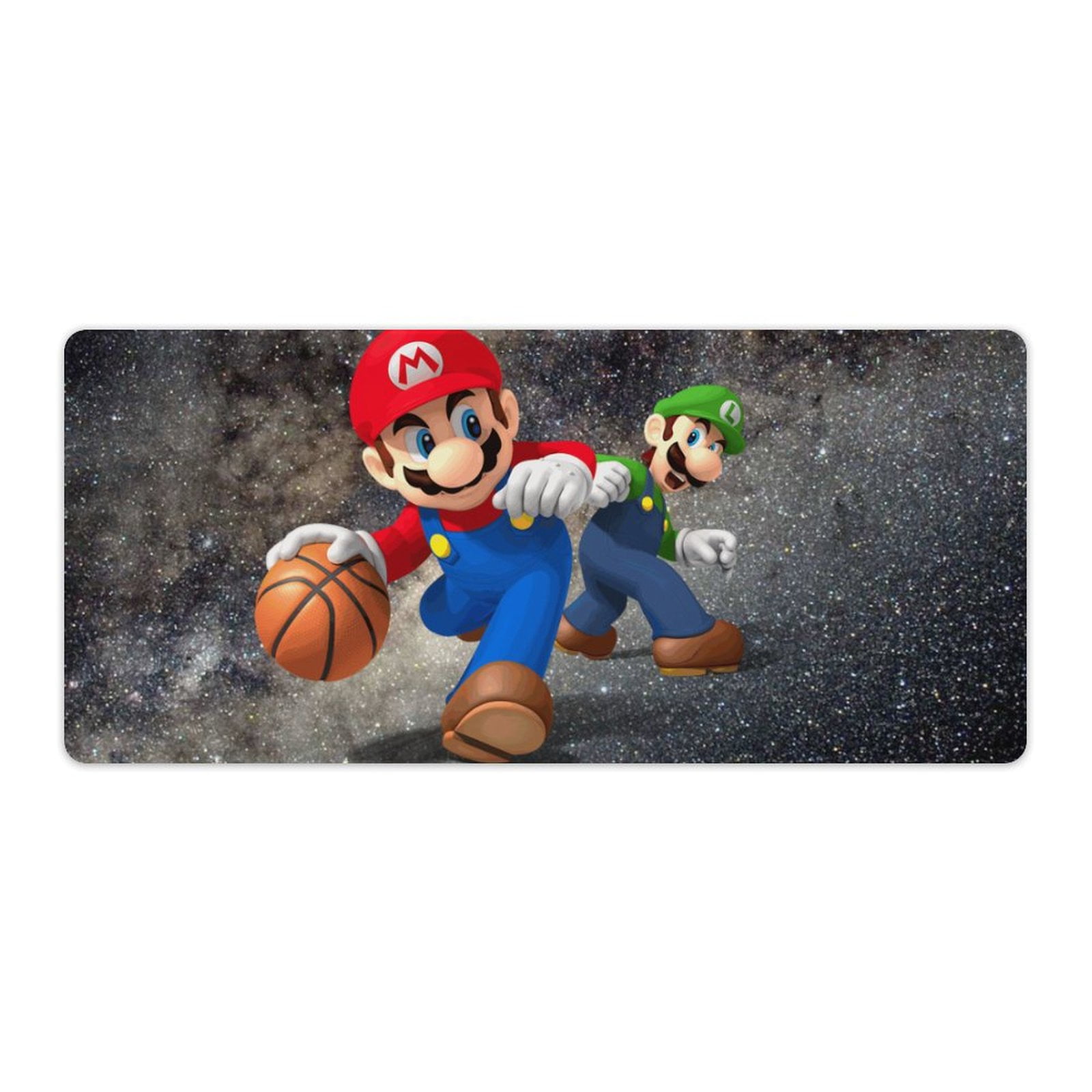 Luigi Mario Extended Gaming Mouse Pad No-sliped Large Desk Mat Stitched ...