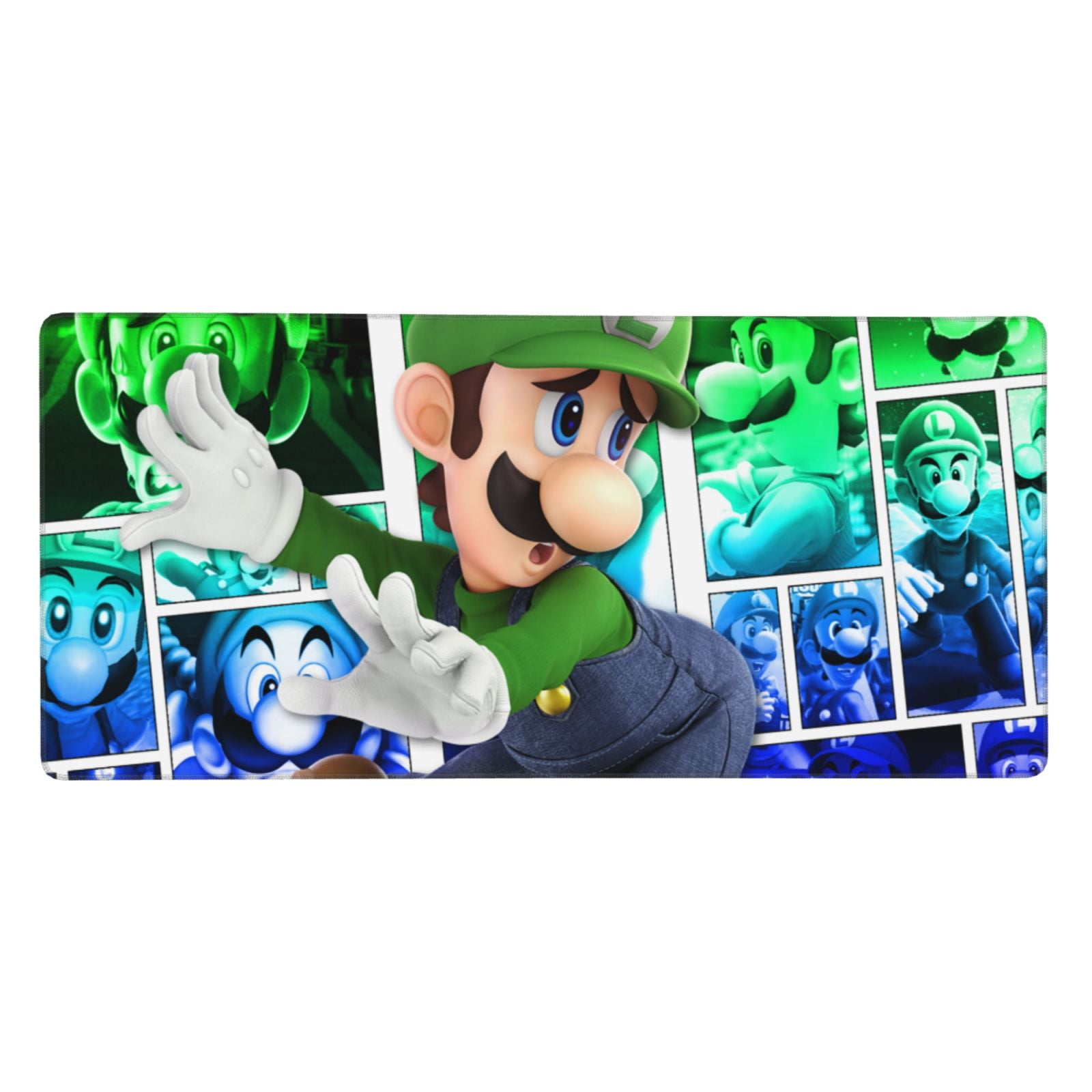 Luigi'S Mansion Mouse Pad Extra Large 16x35.5 Inch Keyboard Mat Anti ...