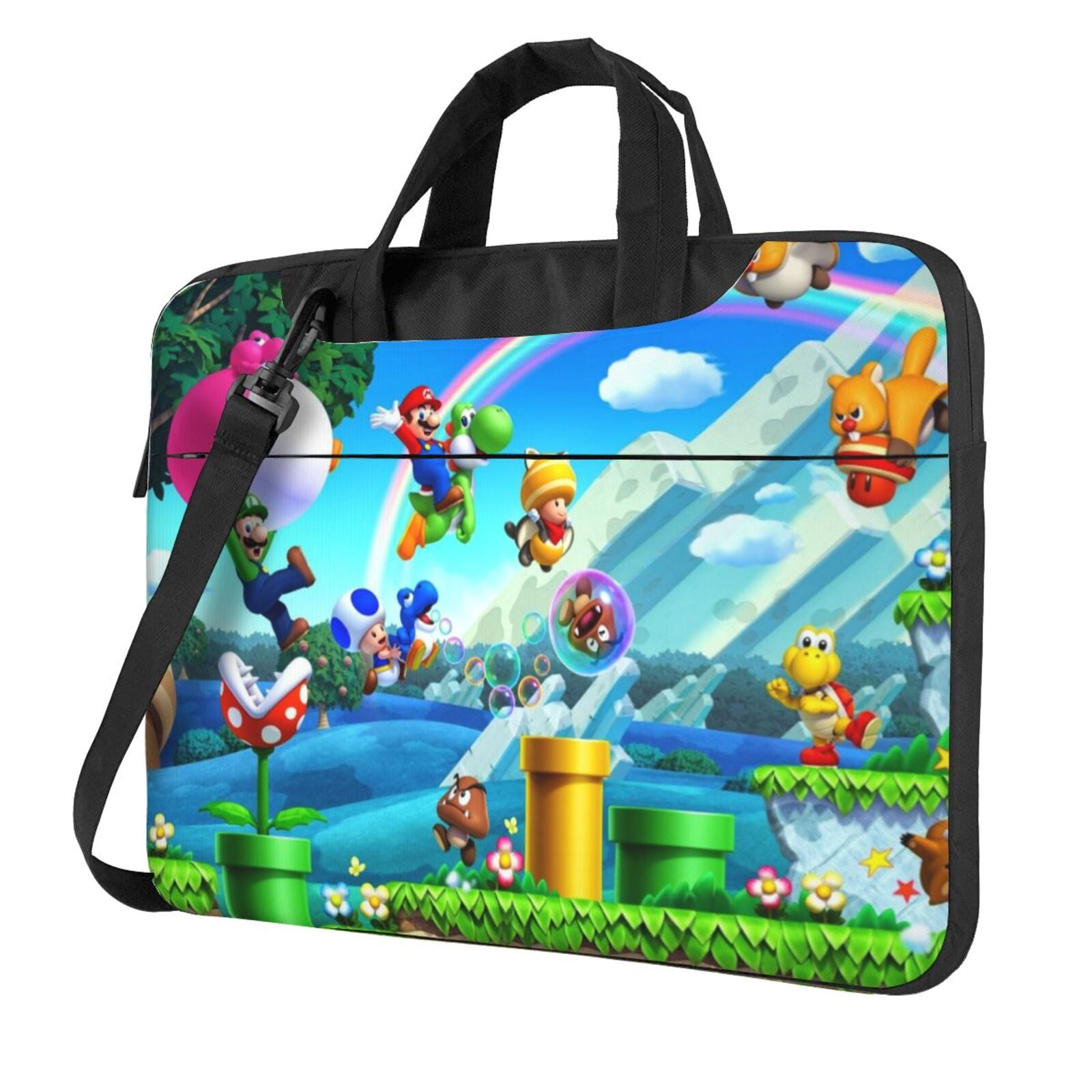 Luigi Super Mario Laptop Bag Portable Shoulder Laptop Case Sleeve ...