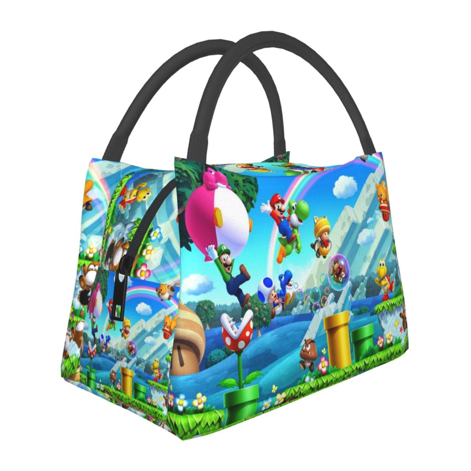 Luigi Super Mario Portable Lunch Bags,Thermal Insulation Bento Bag ...