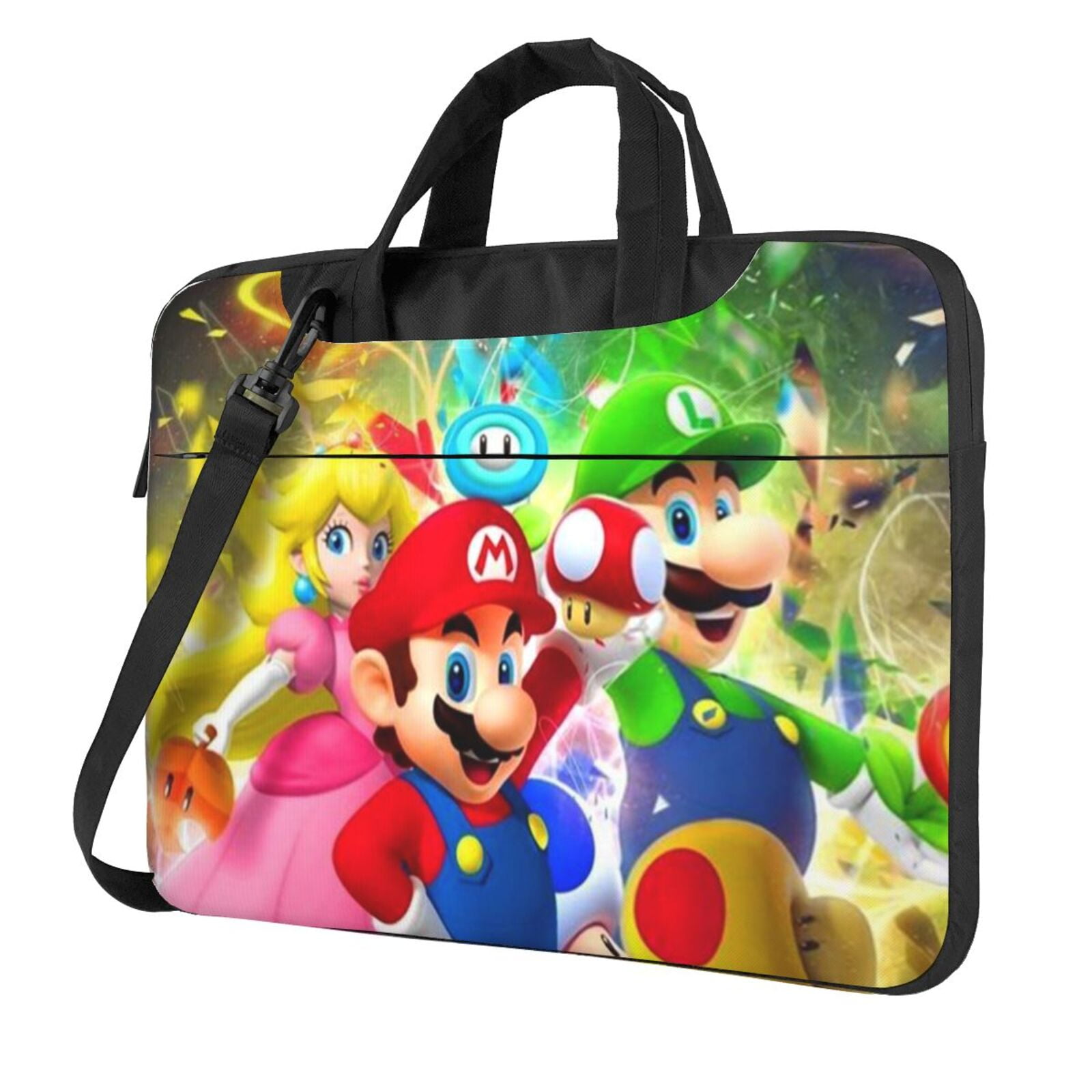 Luigi The Super Mario Bros Laptop Bag Portable Shoulder Laptop Case ...