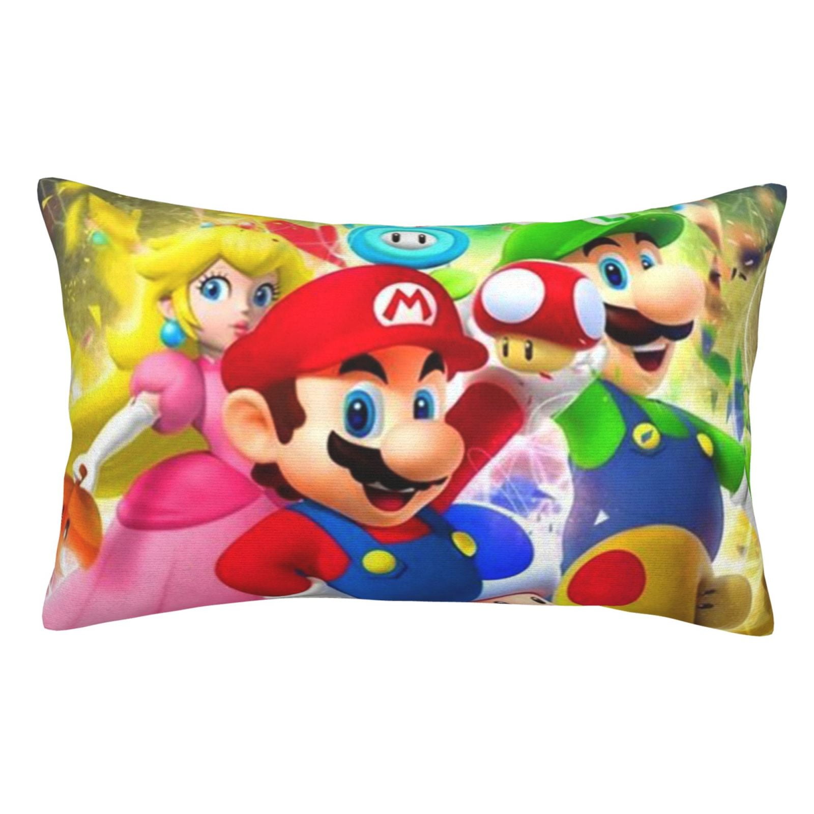 Luigi The Super Mario Bros Pillowcase Decor Cushion Pillow Covers With ...