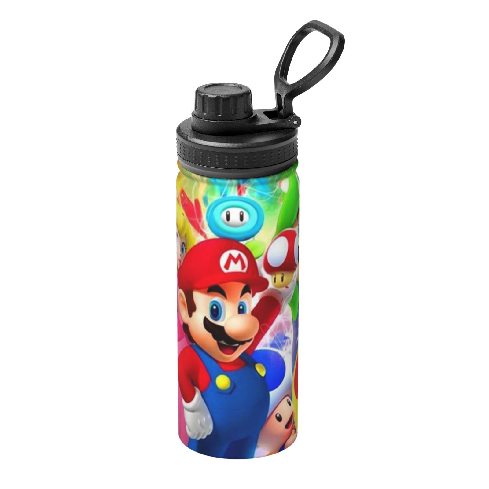 Luigi The Super Mario Bros Unisex Sports Insulated Water Bottles Kettle ...