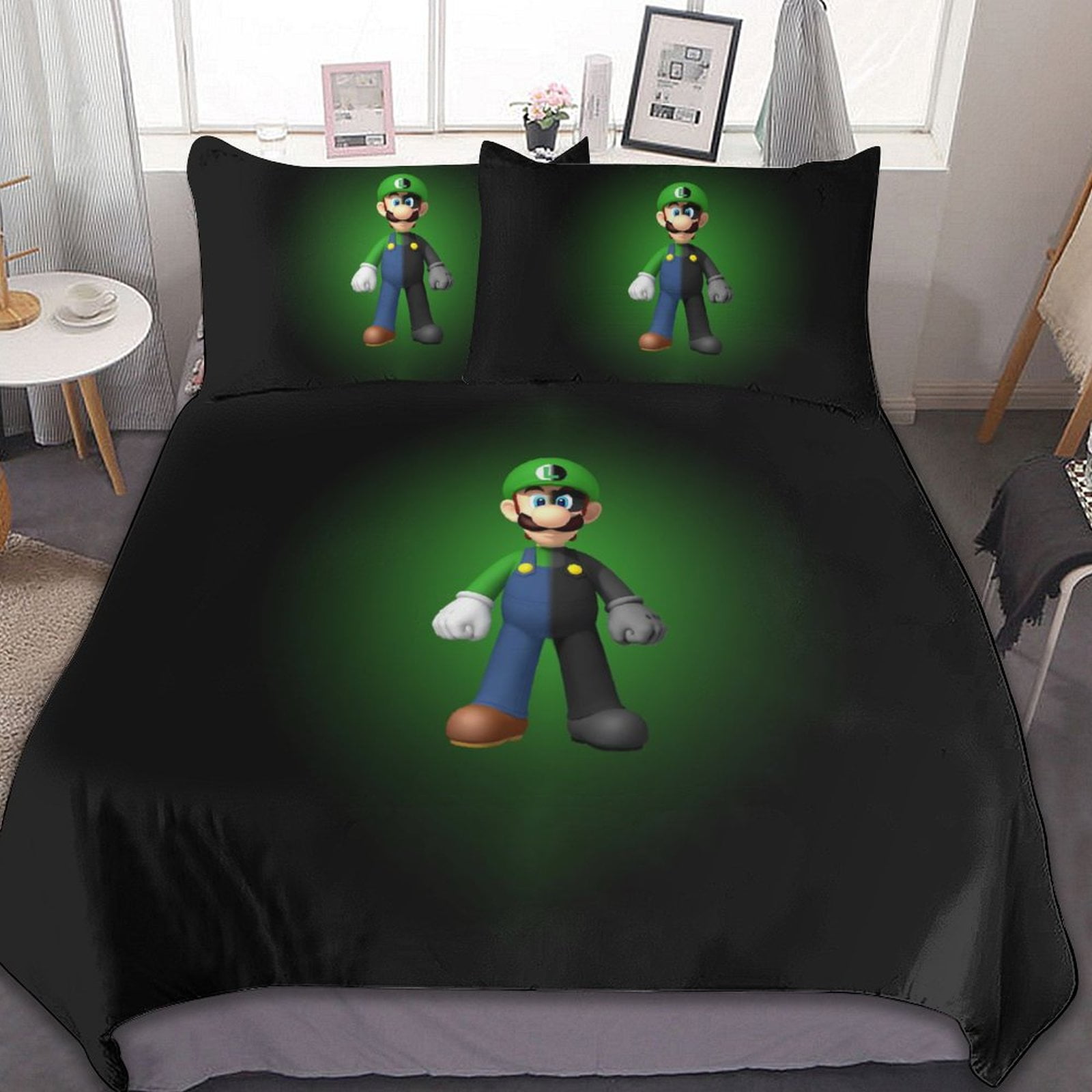 Luigi's Mansion 3 Piece Bedding Sets Decor Comforter Sets With One ...