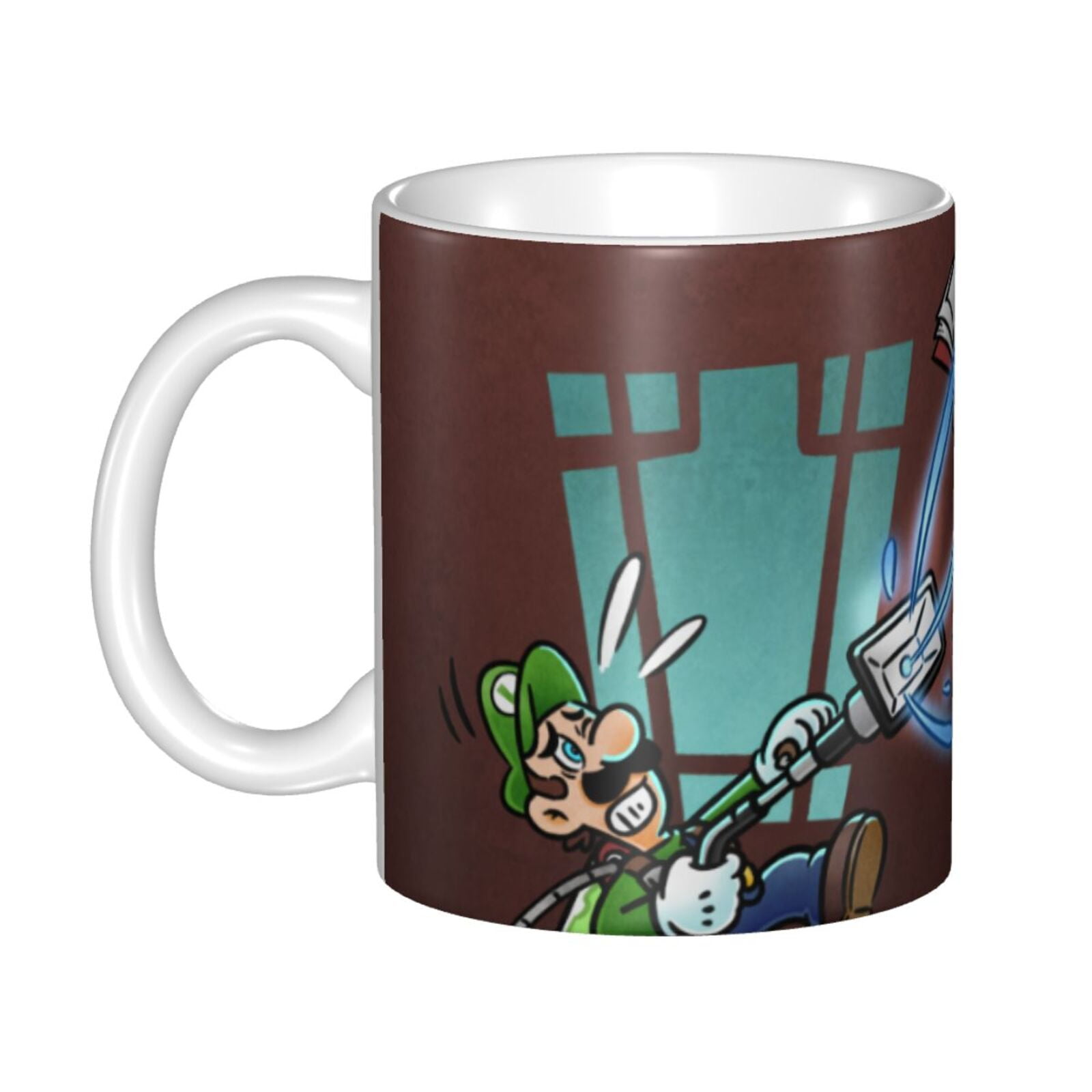 Luigi's Mansion Adventure Ceramic Mug Novelty Coffee Mug Gift Water Cup ...