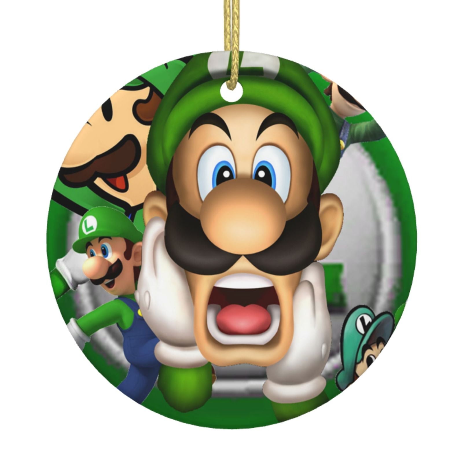 Luigi's Mansion Adventure Christmas Tree Hanging Ornaments Ceramic ...