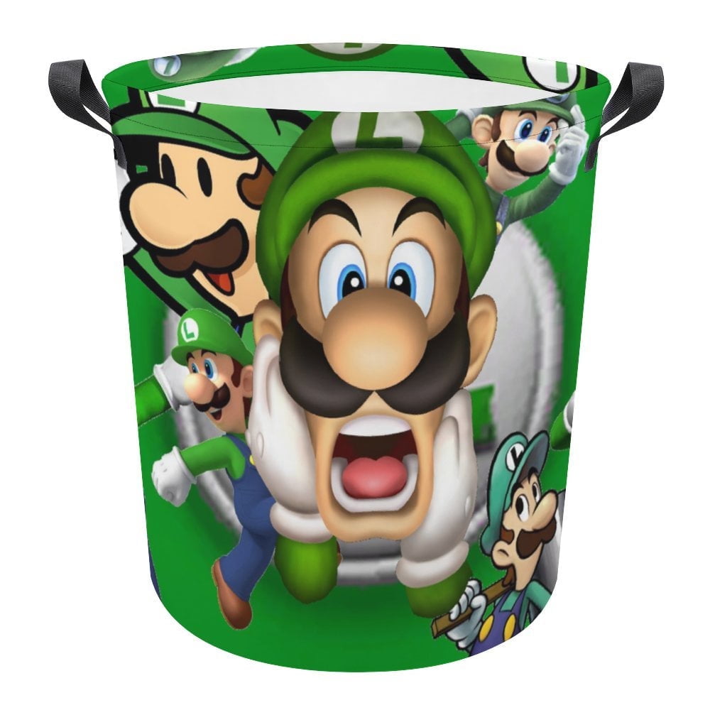 Luigi's Mansion Adventure Circular Laundry Hamper Foldable Large ...