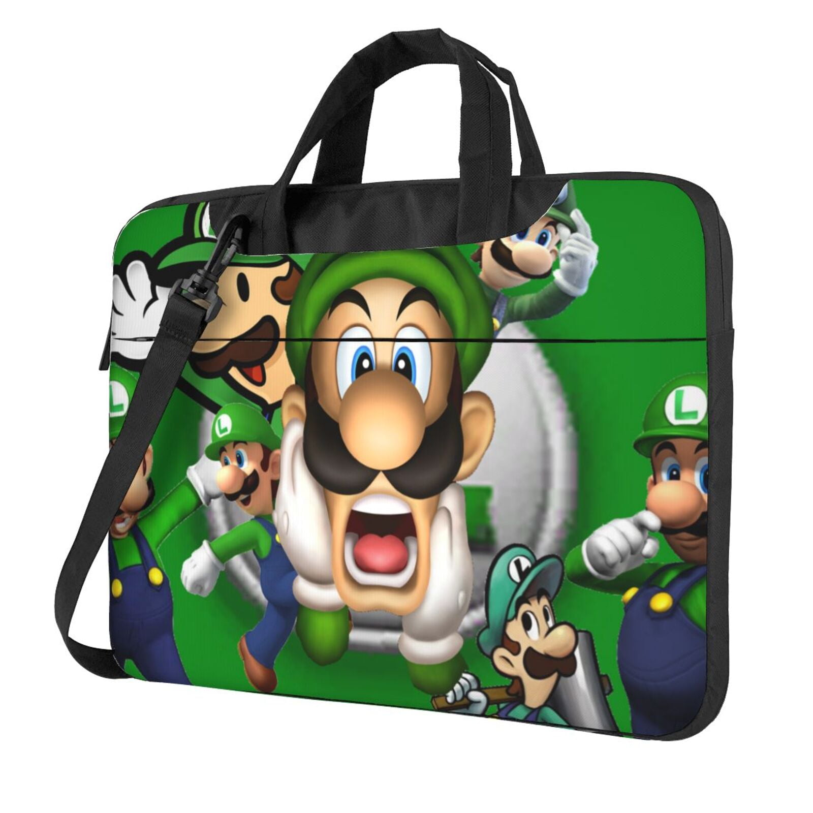 Luigi's Mansion Adventure Laptop Bag Portable Shoulder Laptop Case ...