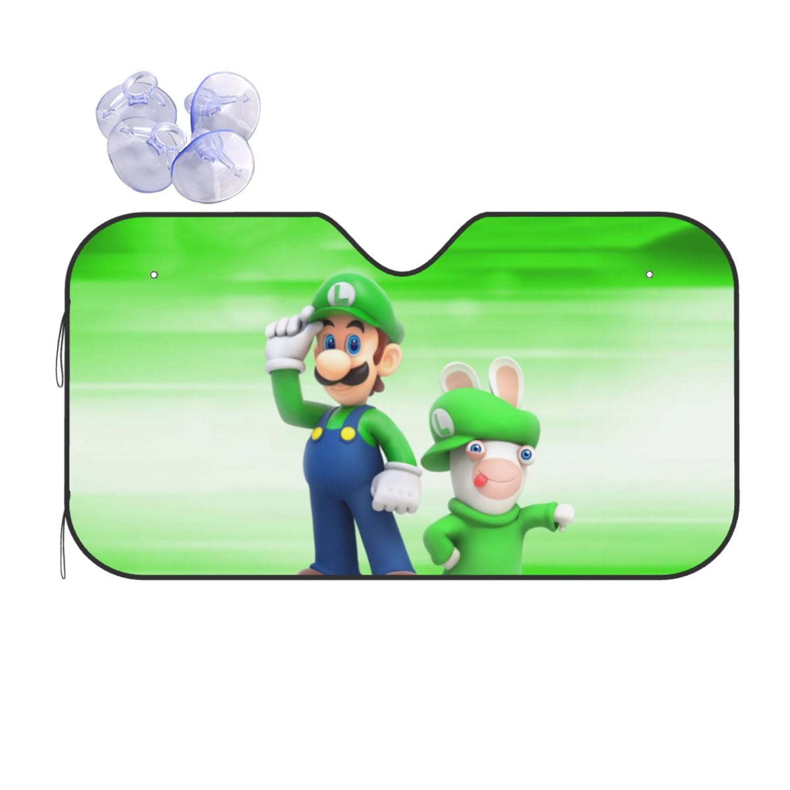 Luigi's Mansion Anime Foldable Car Windshield Sunshade Automotive Front ...
