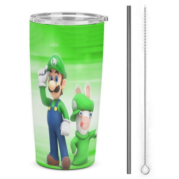 Luigi's Mansion Anime Stainless Steel Car Cup Daily Thermal Vacuum ...