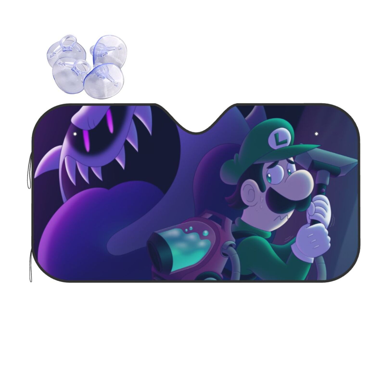 Luigi's Mansion Boo Car Sunshade Automotive Front Window Visor Keep ...