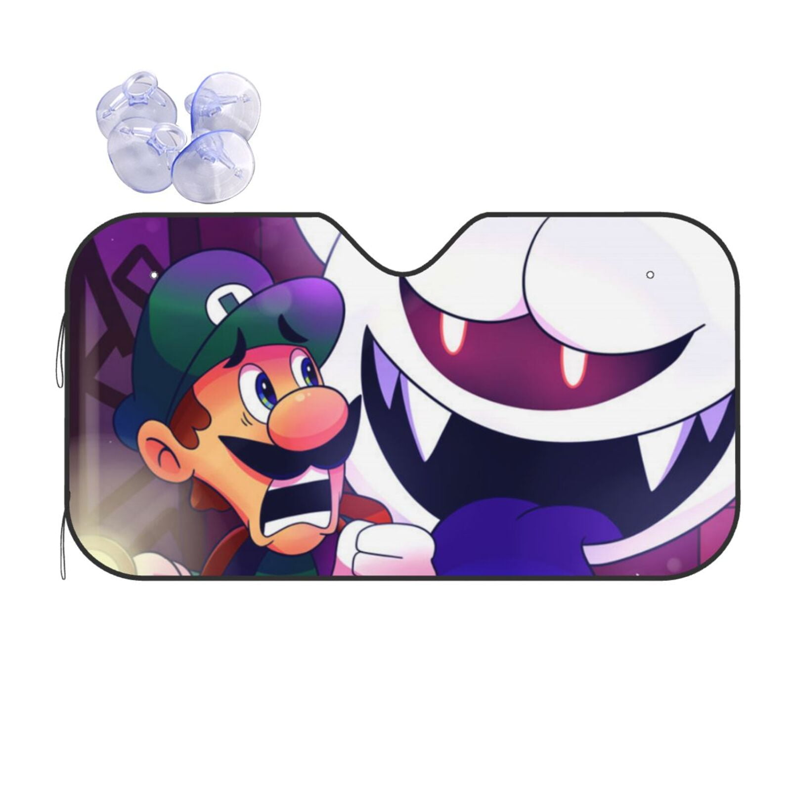 Luigi's Mansion Boo Fashion Car Sunshade UV Rays Sun Visor Protector ...