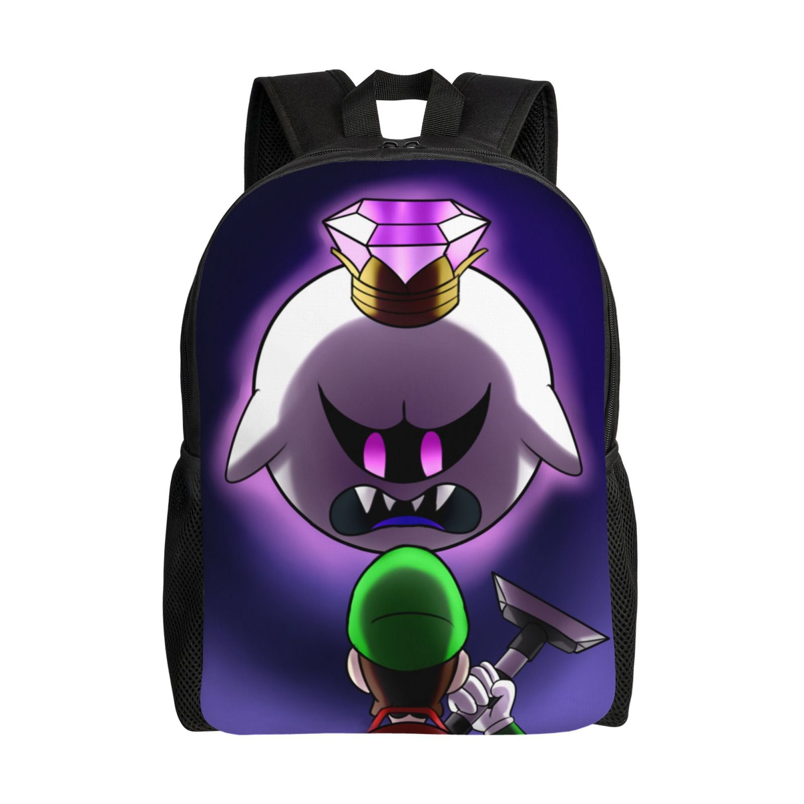 Luigi's Mansion Boo Game Backpack Laptop School Bag Student Satchel ...