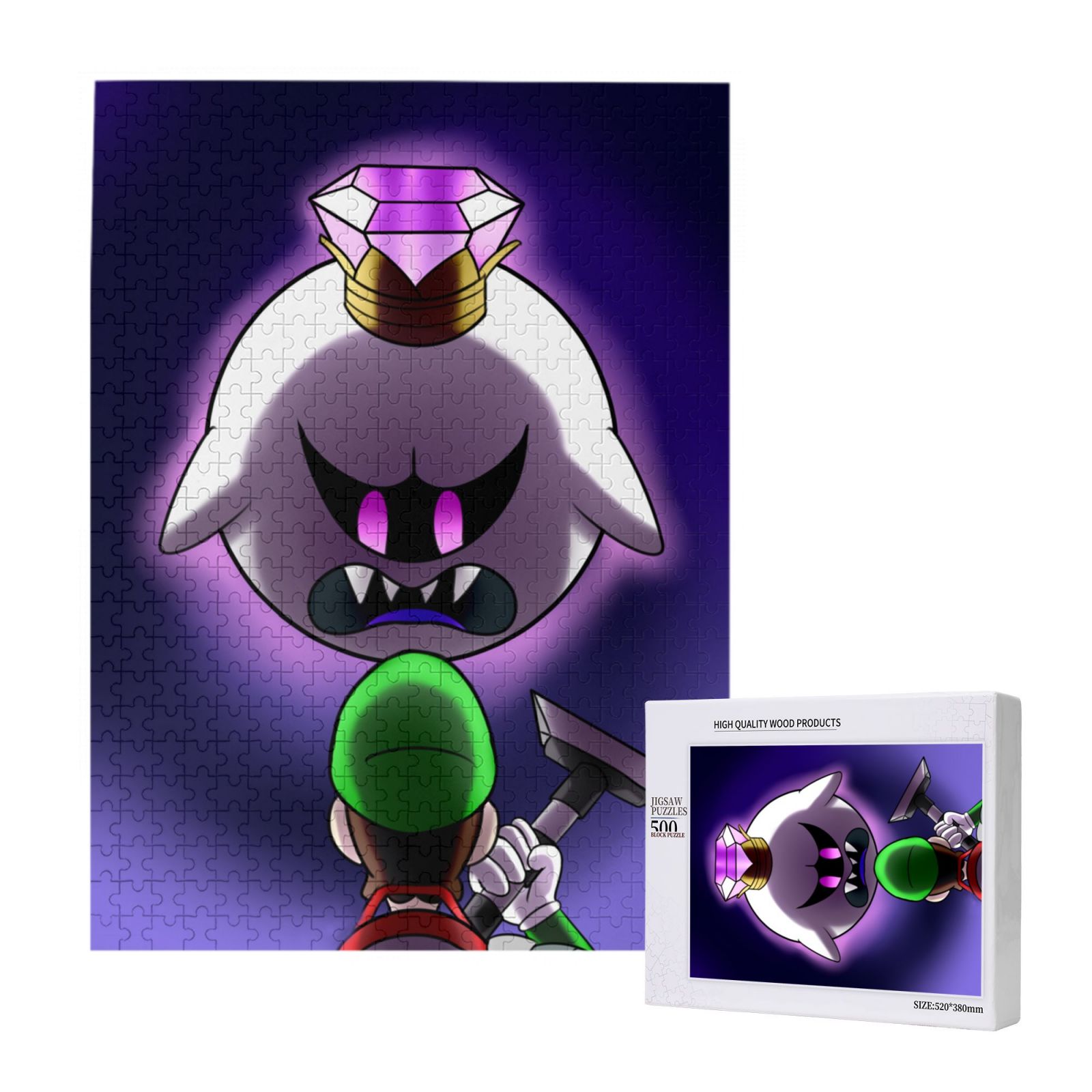 Luigi's Mansion Boo Game Wooden Jigsaw Puzzles Accessories Intellectual ...