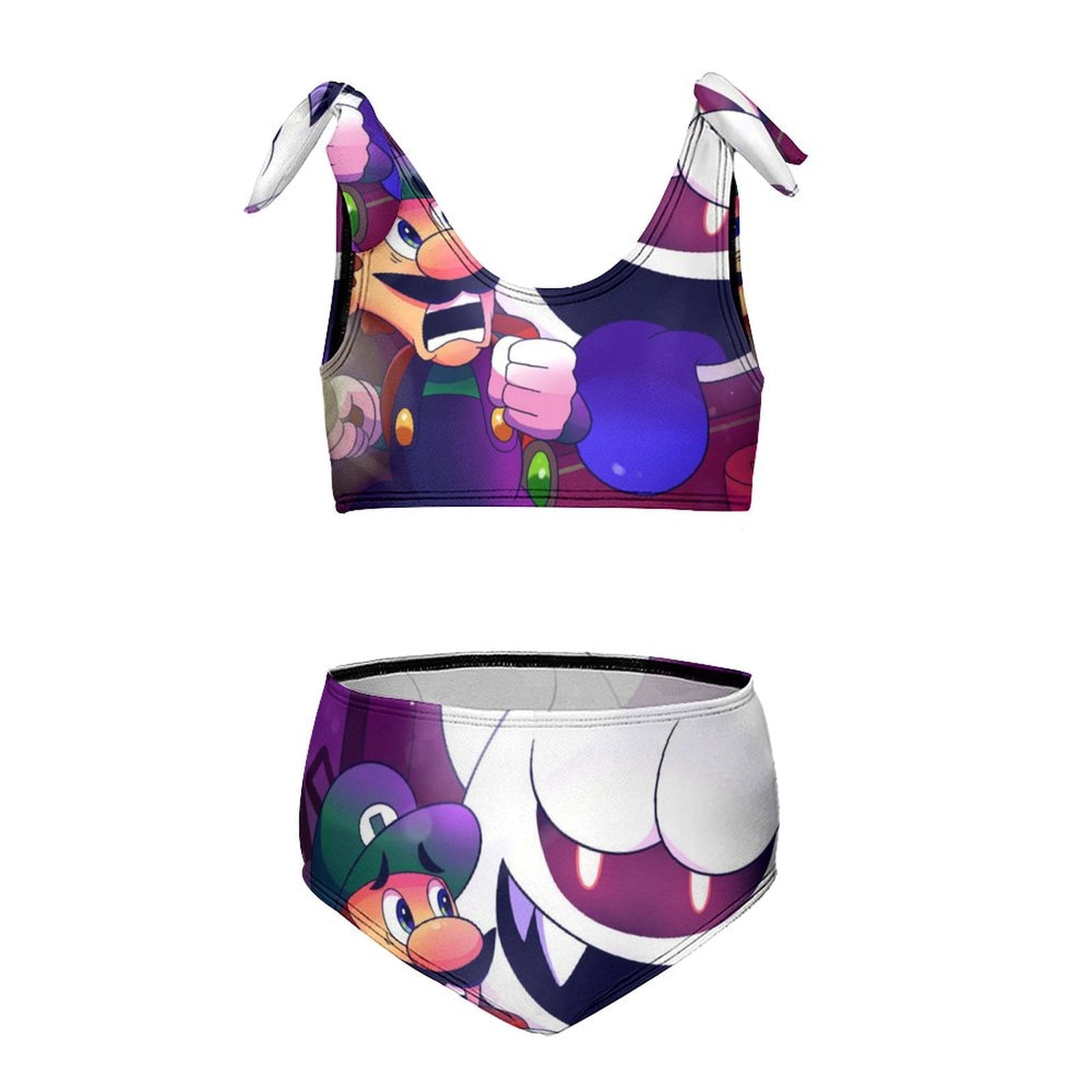 Luigi's Mansion Boo Kid's Swimwear Two Piece Swimsuit Summer Beach ...