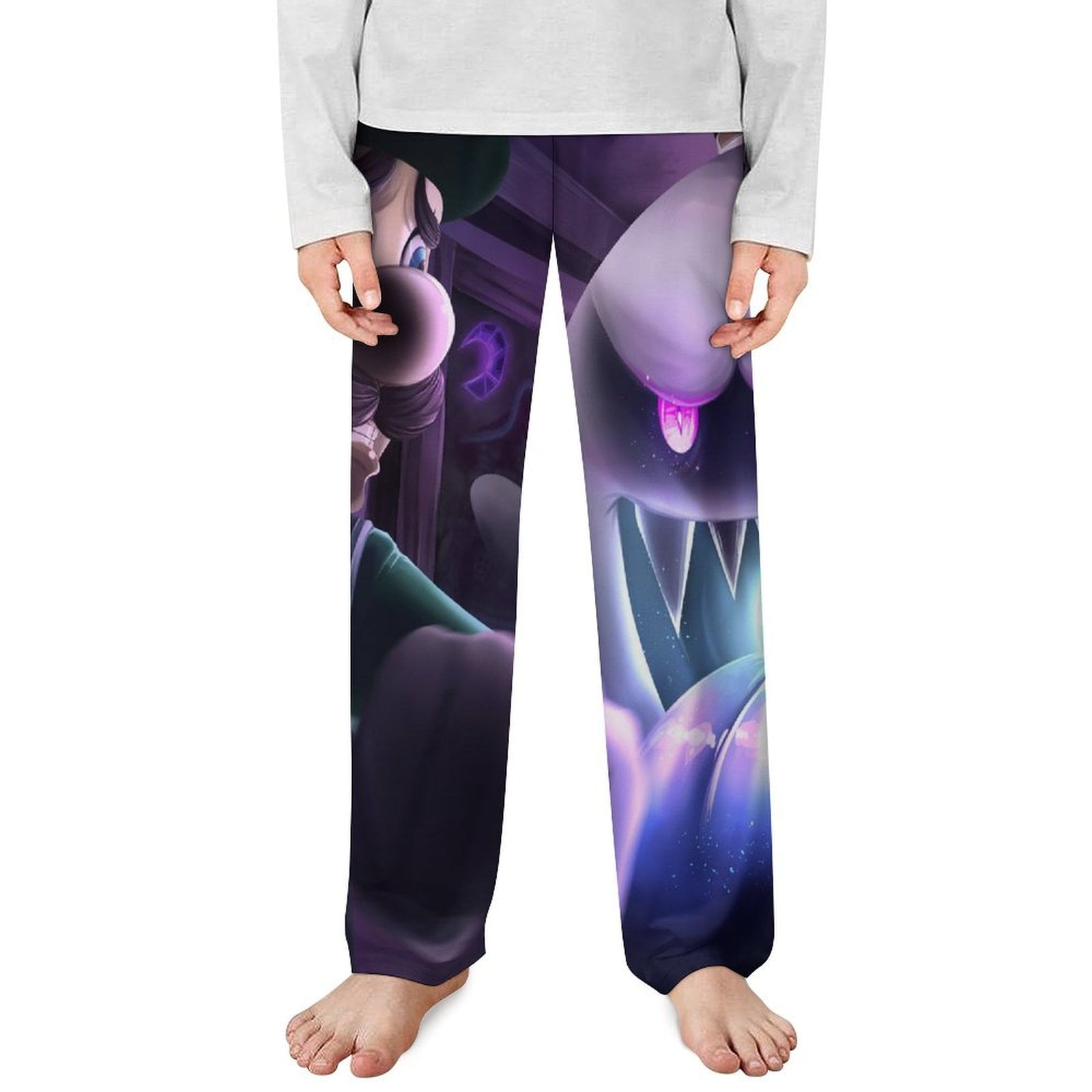 Luigi's Mansion Boo King Comfy Pajamas For Kids Cozy Lounge Straight ...