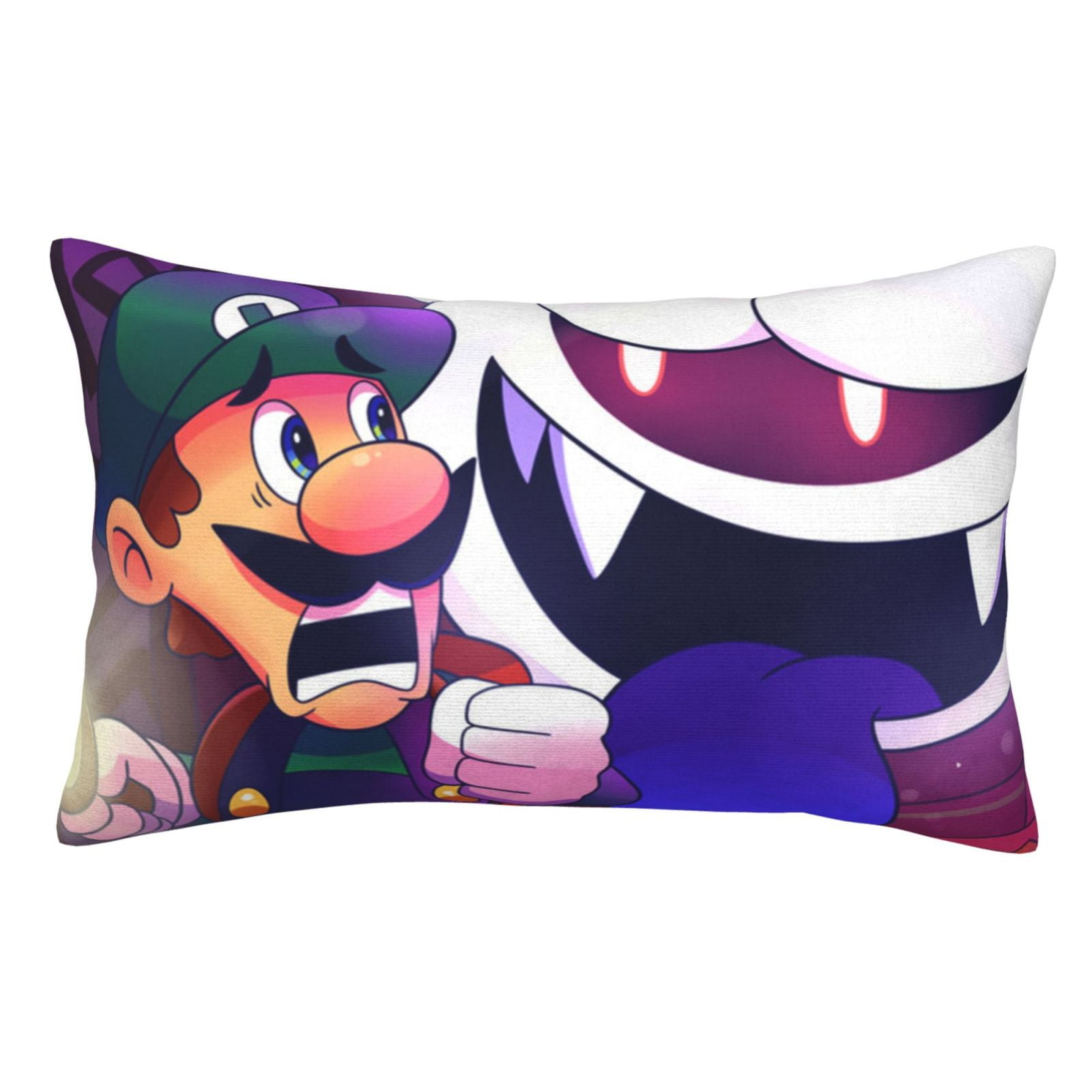 Luigi's Mansion Boo Pillowcase Decor Cushion Pillow Covers With Hidden ...