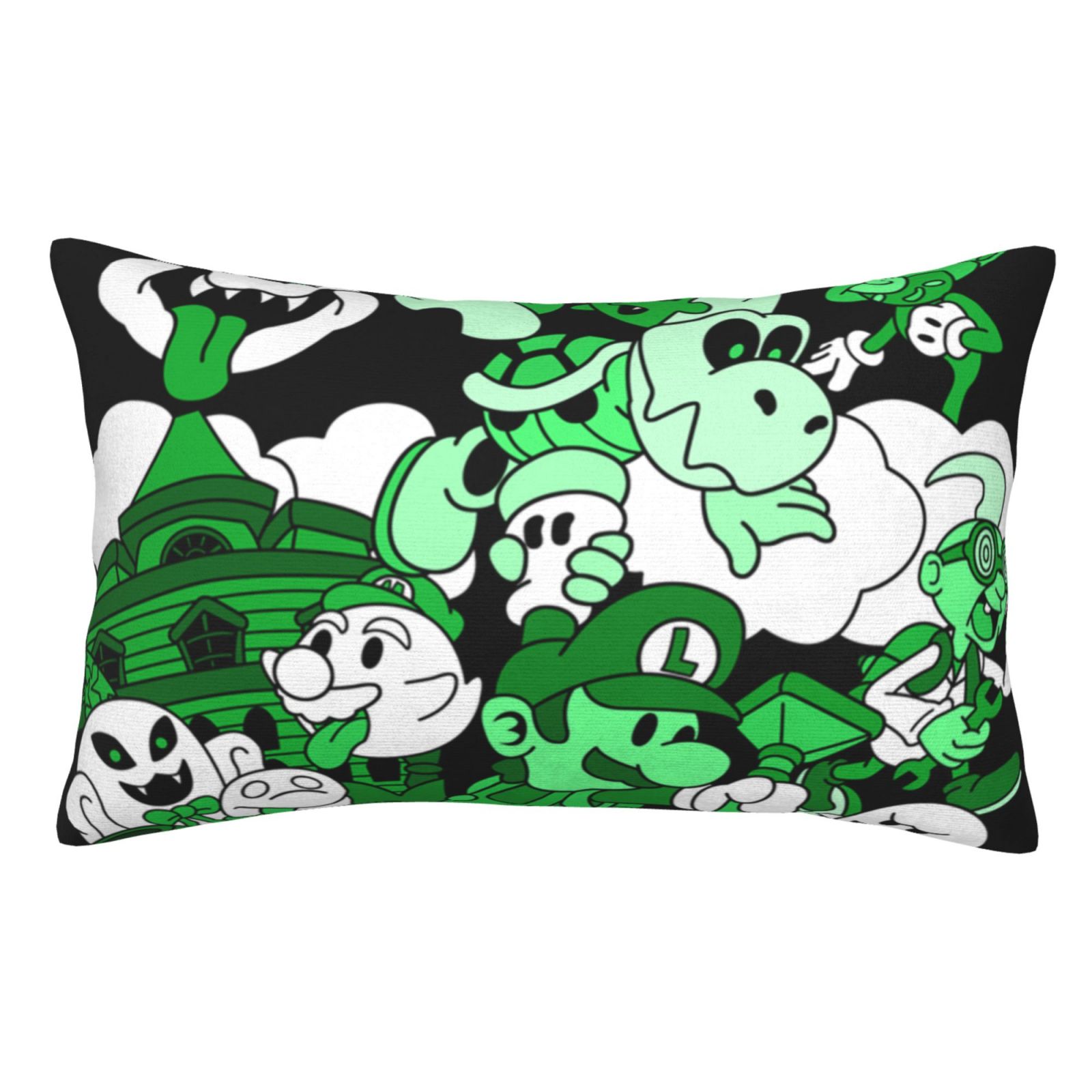 Luigi's Mansion Boo Scary Pillowcase Decor Cushion Pillow Covers With ...