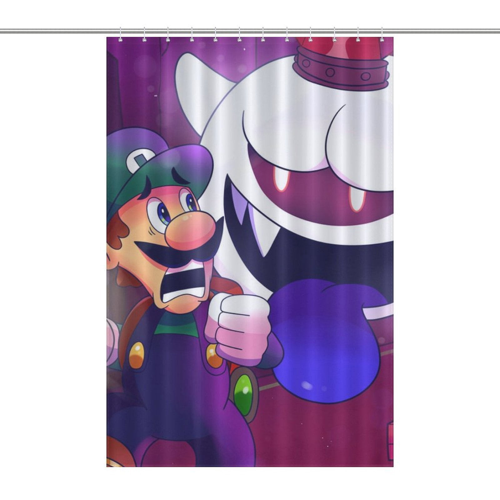 Luigi's Mansion Boo Shower Curtain Decor Bath Curtain Waterproof ...