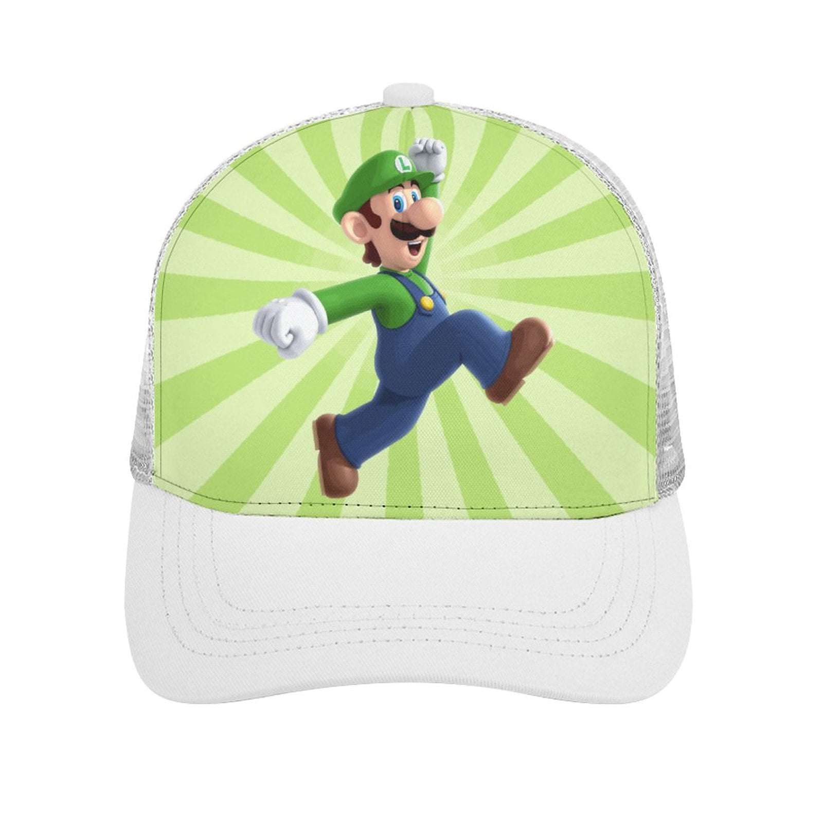 Luigi's Mansion Caps Breathable Baseball Cap Dad Hat Adjustable Casual ...
