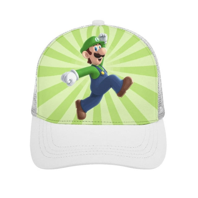 Luigi's Mansion Caps Breathable Baseball Cap Dad Hat Adjustable Casual ...