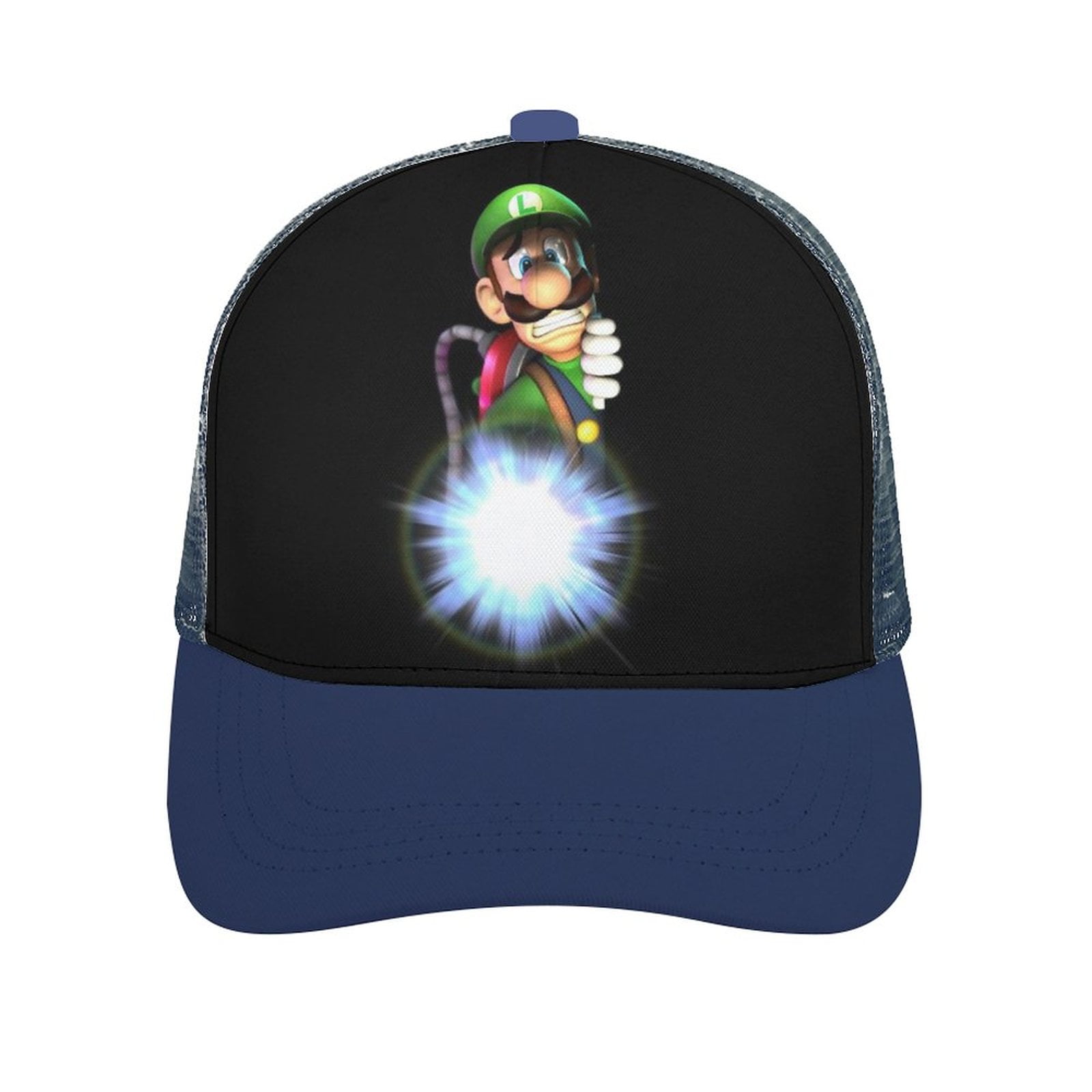 Luigi's Mansion Caps Breathable Baseball Cap Dad Hat Adjustable Casual ...
