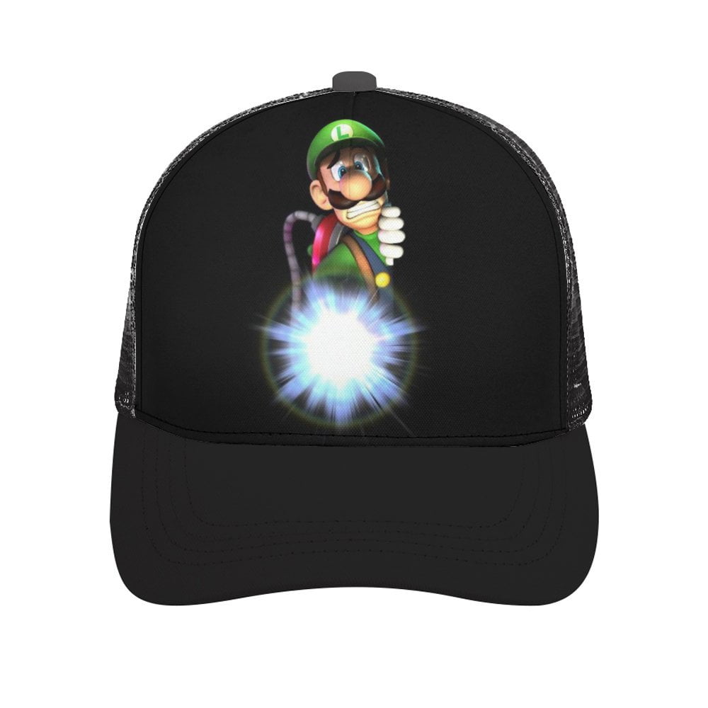 Luigi's Mansion Caps Breathable Baseball Cap Dad Hat Adjustable Casual ...